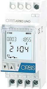 Orbis ASTRO UNO 230 VAC interruttore orario Astronomico digitale 1 relè ...