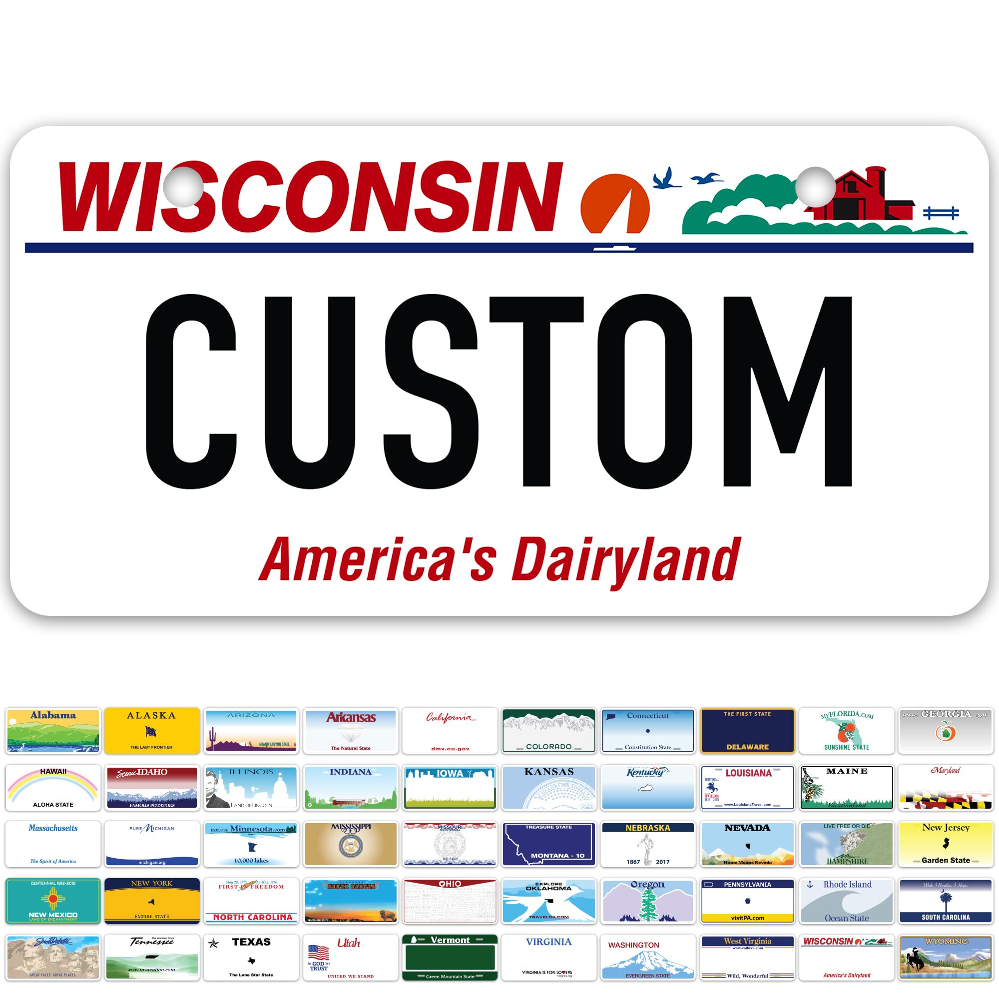 Amazon.com: Mini License Plates, Personalized License Plates, Custom ...