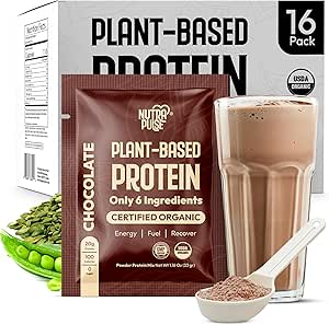 Amazon.com: NUTRAPULSE Organic Vegan Protein Powder Sample Pack - Plant ...