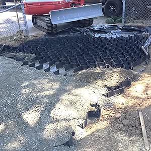 Amazon.co.jp: Gravel Protective Mat Black Ground Grate 10cm Thickness ...