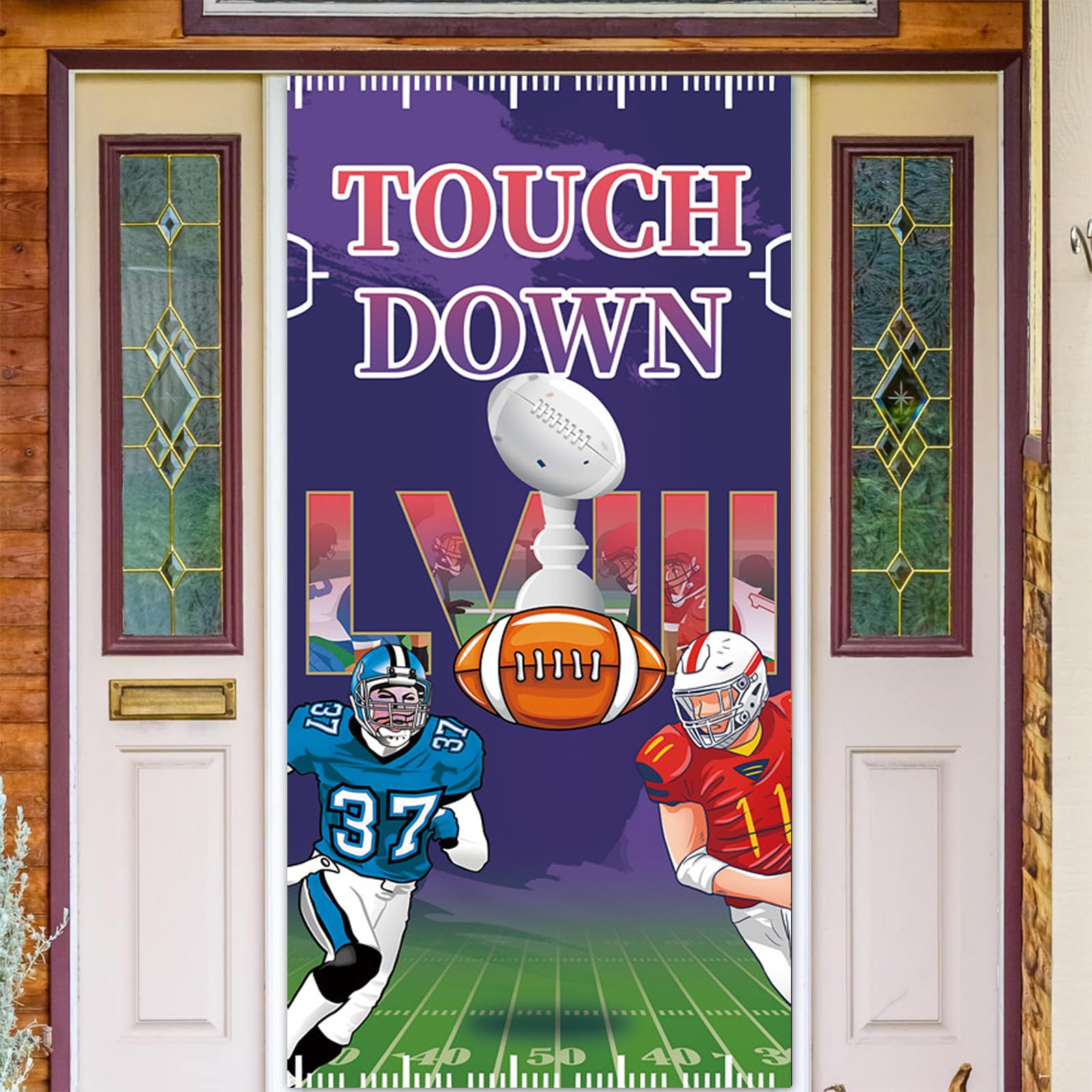 Super Football Banner Party Decorations, Football Touchdown Game Day ...