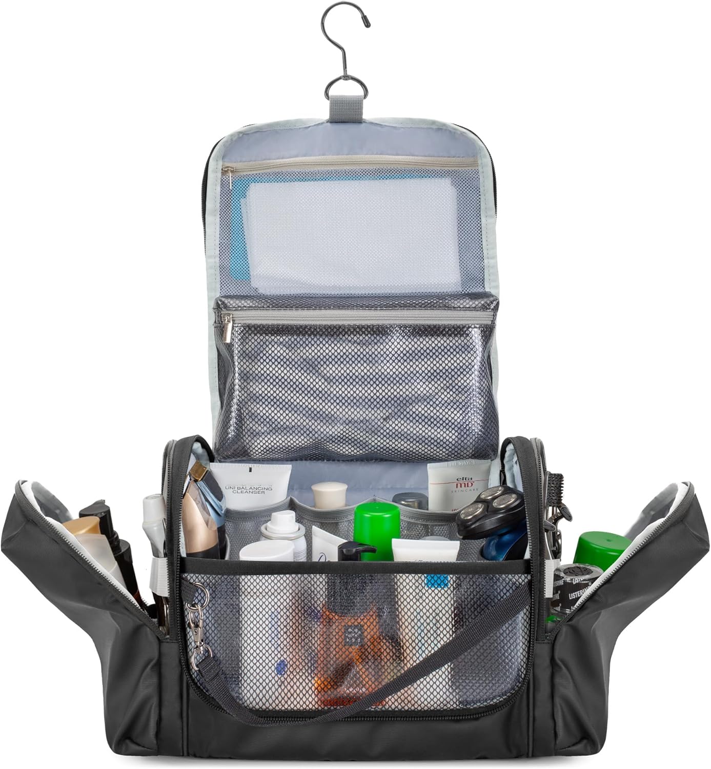 Amazon.com: Prokva Hanging Toiletry Bag for Men, Tactical Dopp Kit ...