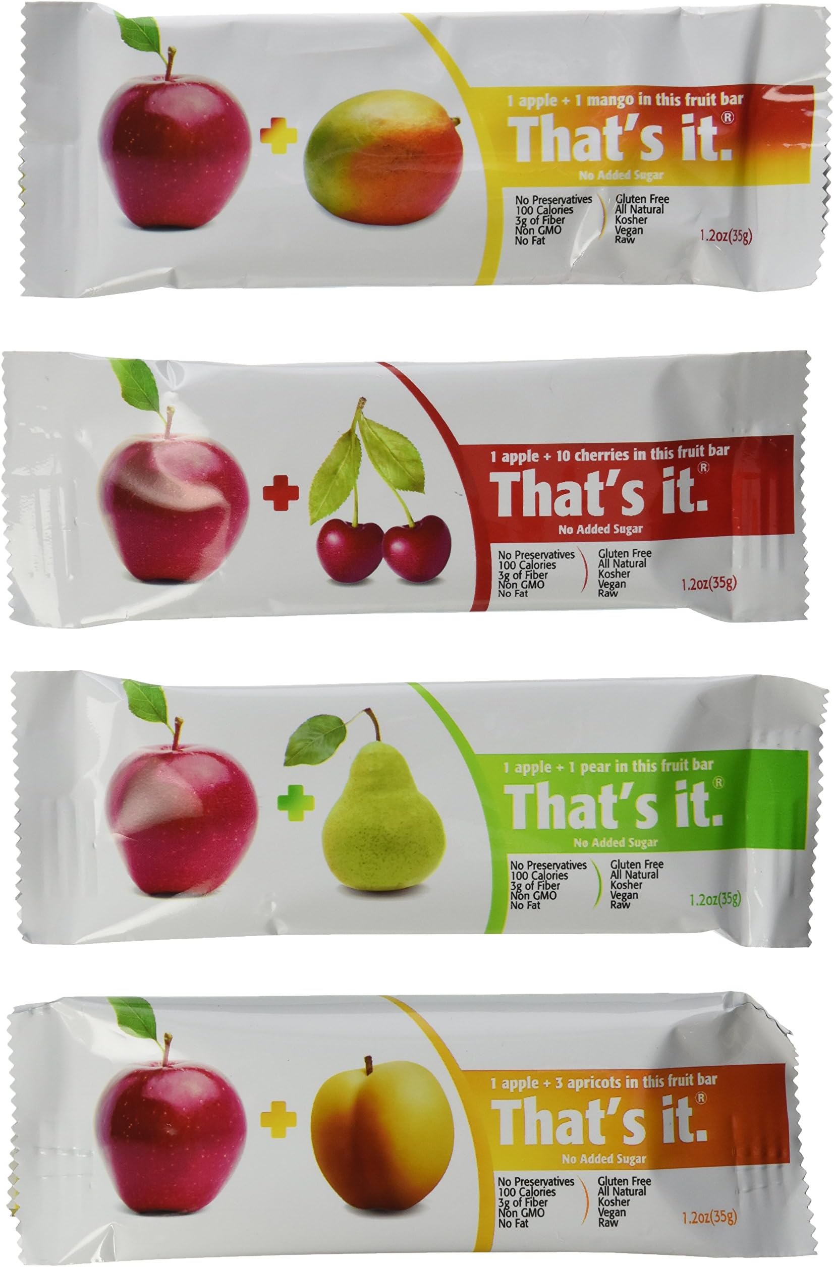 Amazon.com: That's It Bulk Variety Pack - 30 Count All Natural Real ...