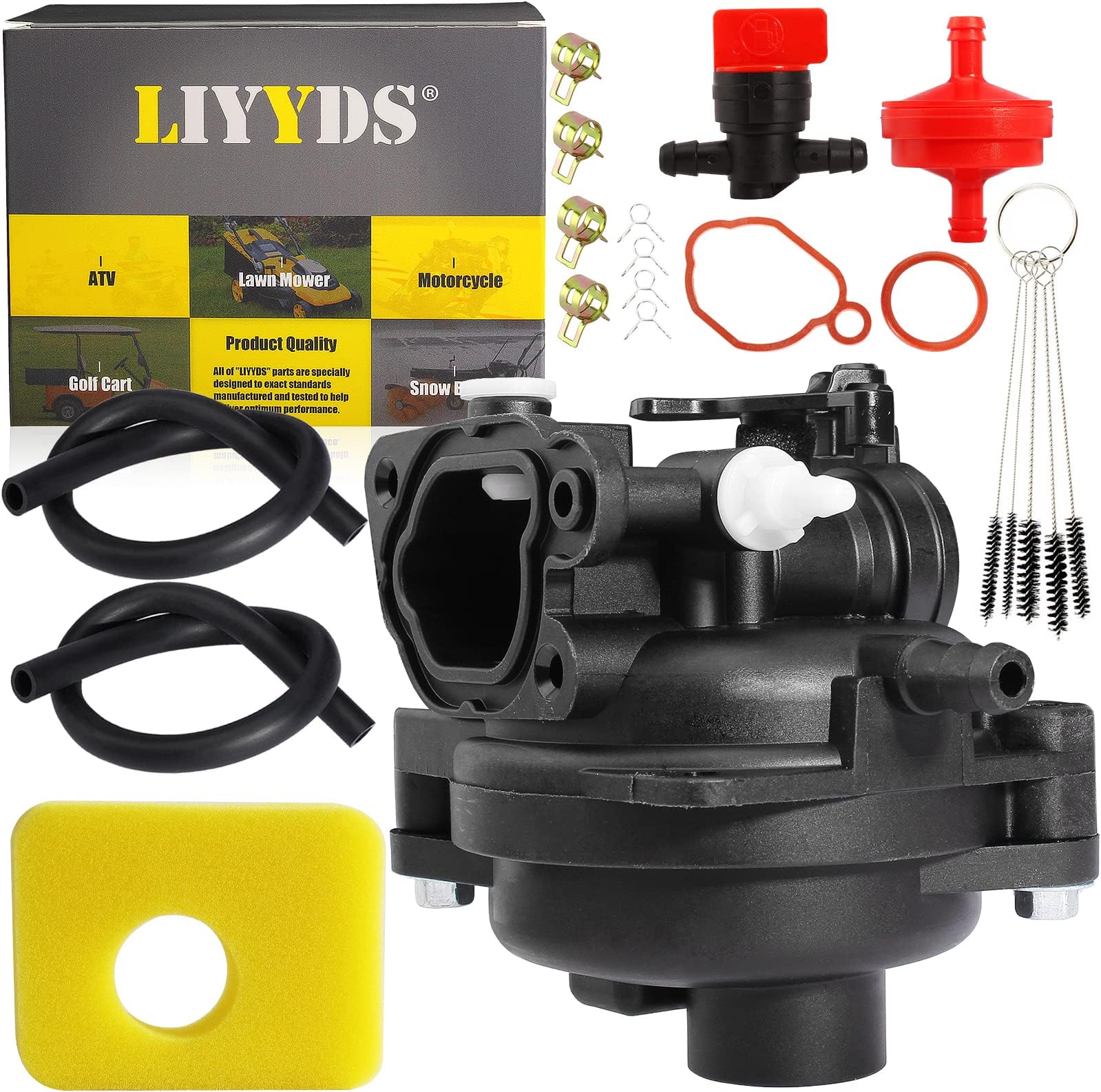 Amazon.com: LIYYDS 799583 Carburetor Kit Compatible with 590556 591109 ...