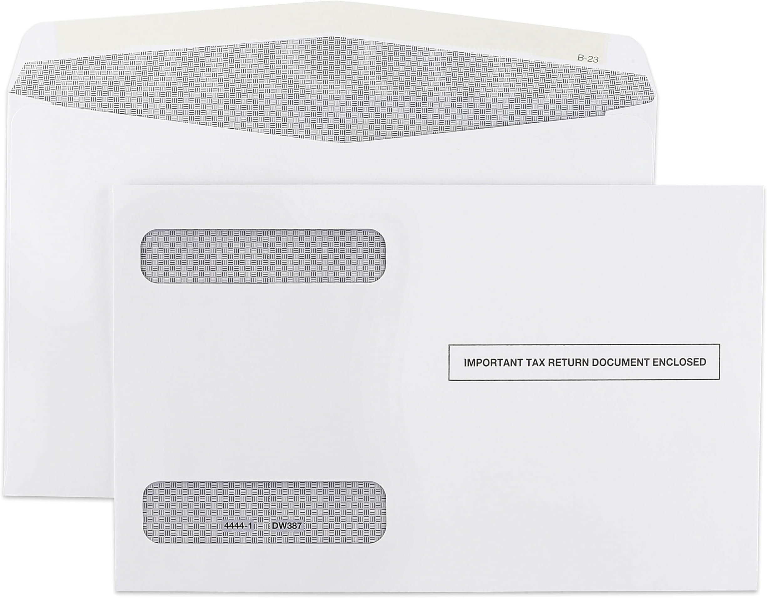 Amazon.com : Tax Envelopes - Designed for W2 4-Up Horizontal Format ...