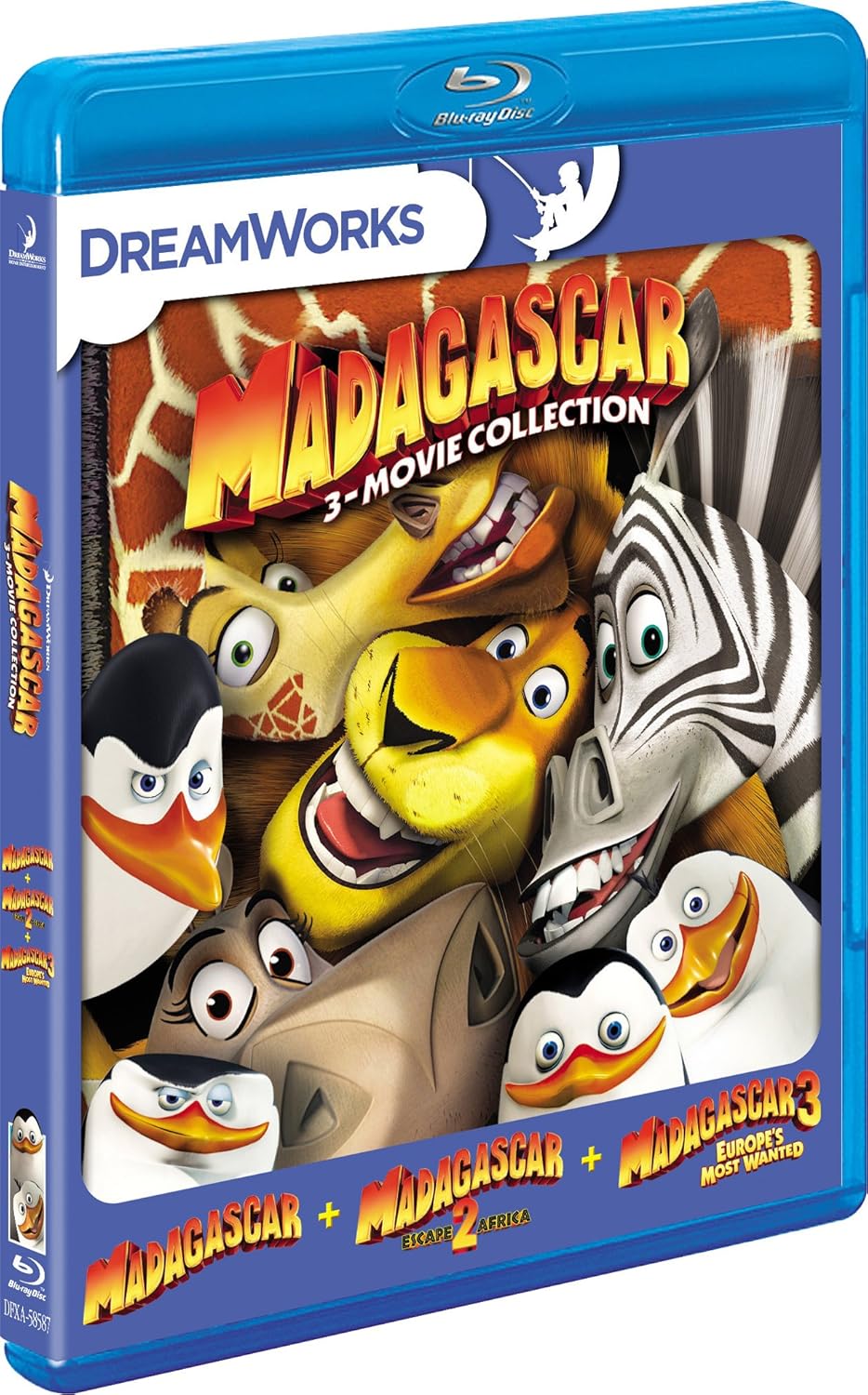 Amazon.com: Animation - Madagascar 1-3 Blu-Ray Box (3BDS) [Japan LTD BD ...