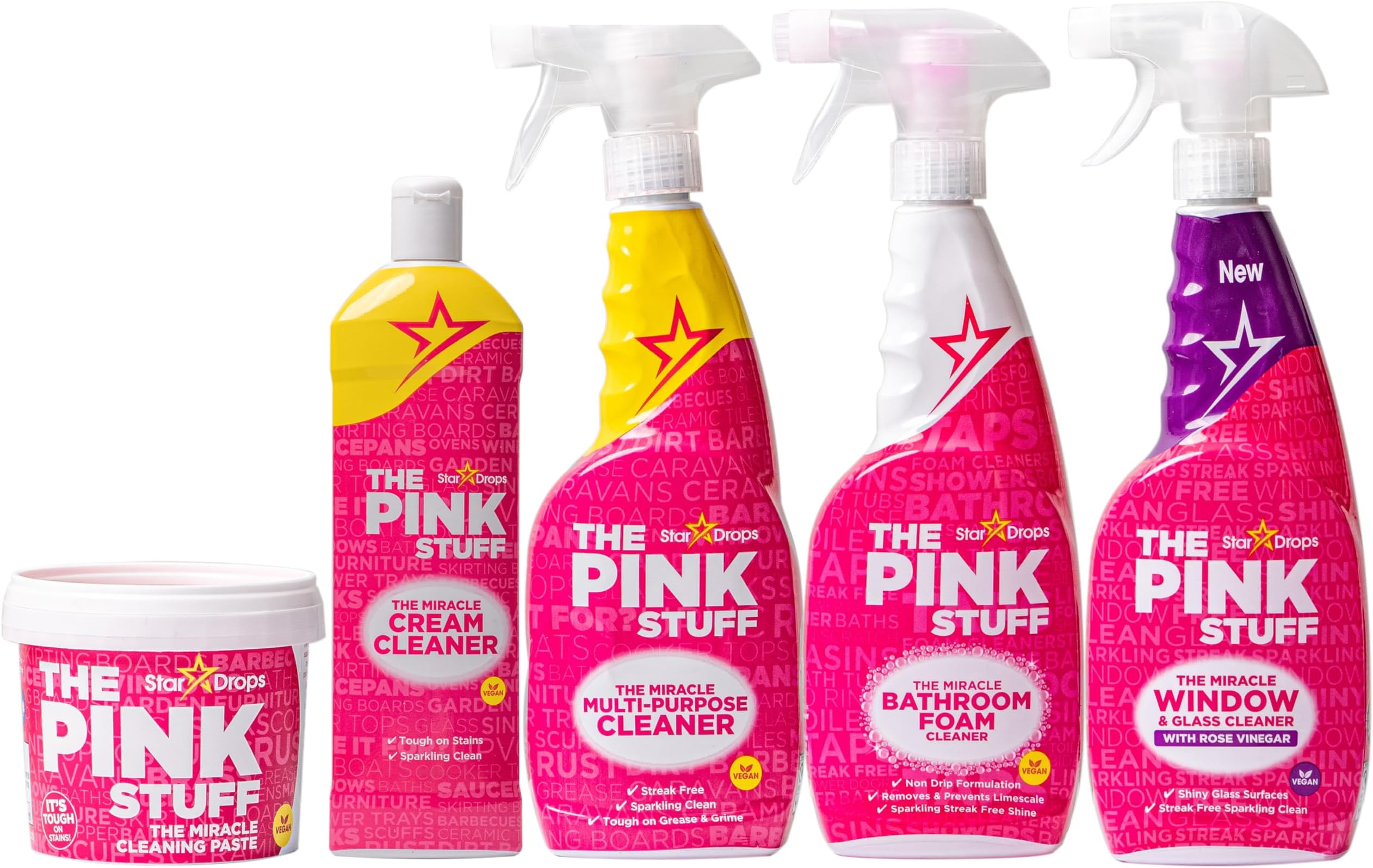 Amazon.com: Stardrops - The Pink Stuff - The Miracle Floor Cleaner ...