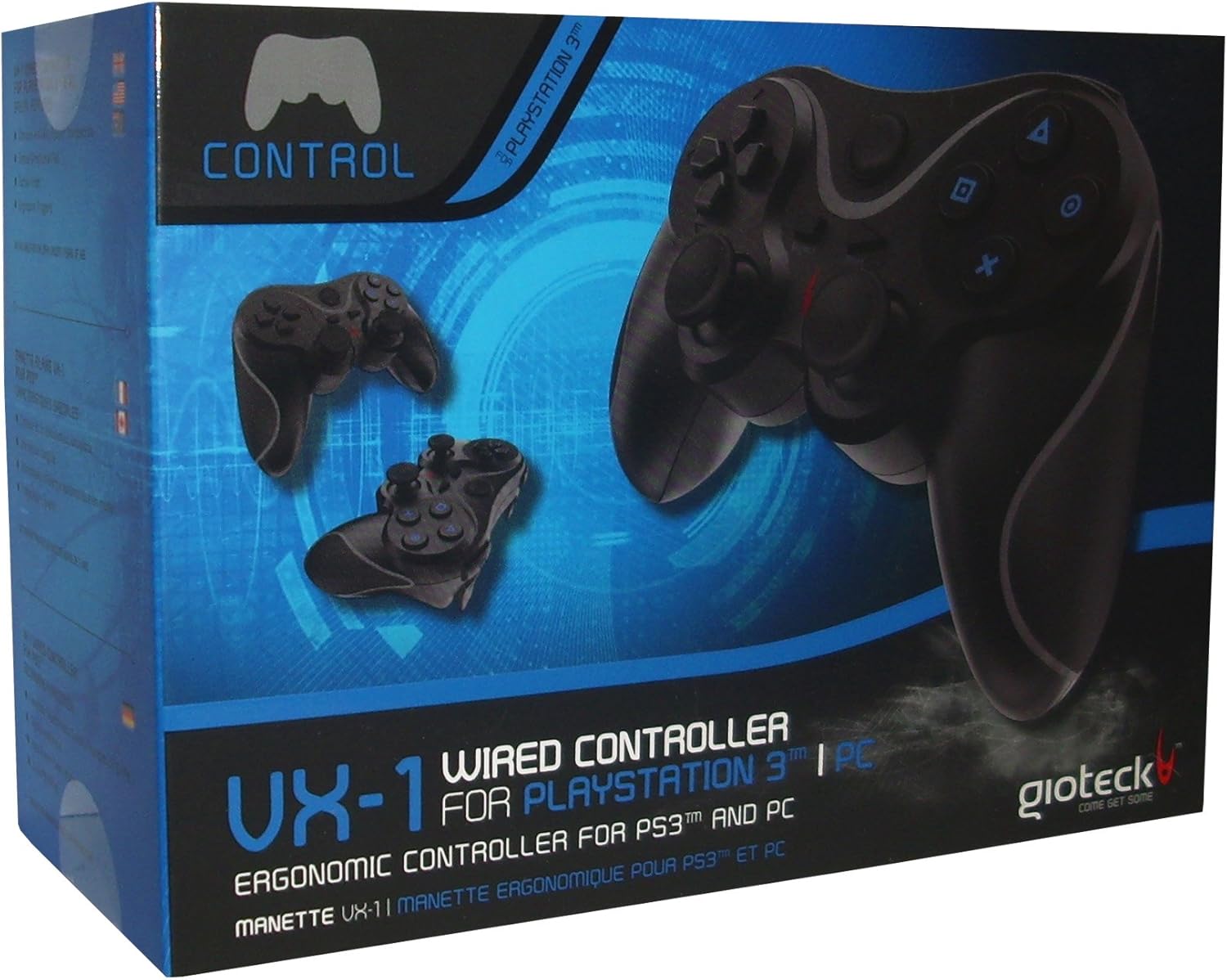 Gioteck VX1 Wired Controller, Directional Pad, Vibration Feedback ...