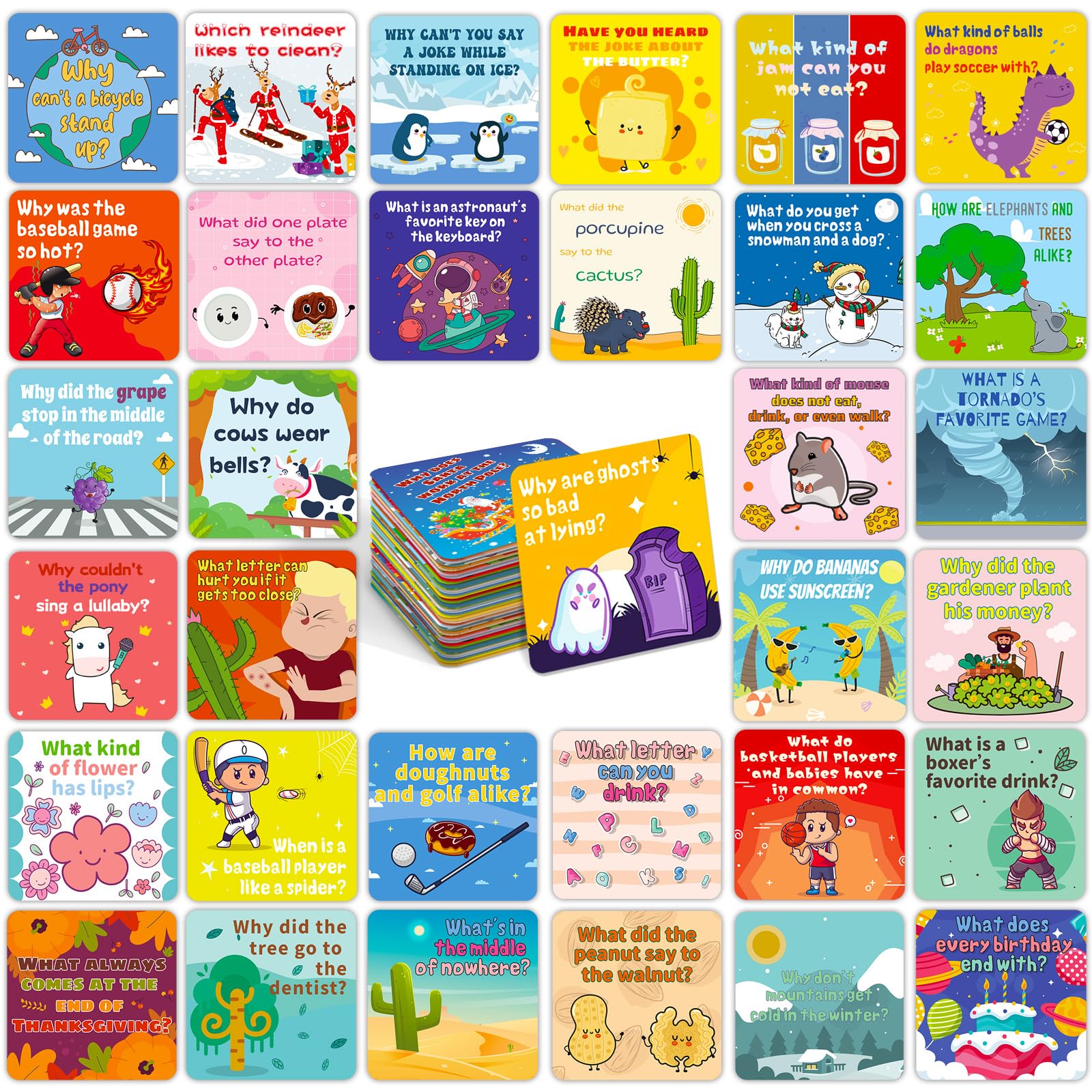 Amazon.com: Yqskt 150 Joke Cards for Kids - Inspirational and ...