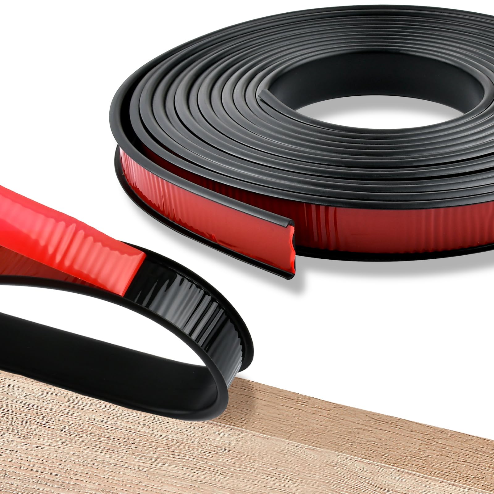 Snapklik.com : 19.7Ft U Shape Banding, Fit 3/4inch Plywood Trim, Self ...
