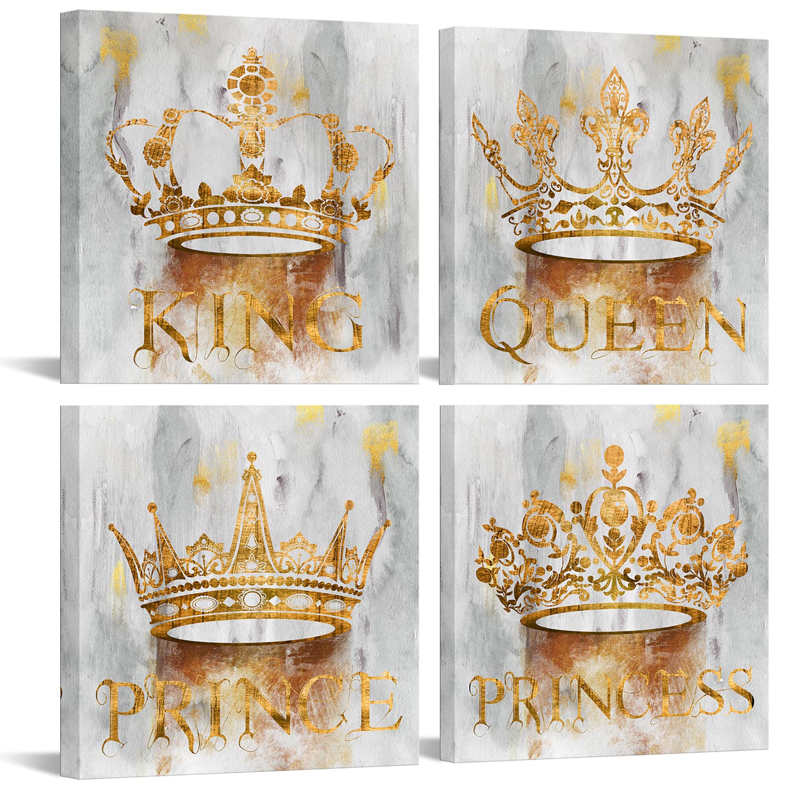 Prince And Princess Crowns Drawing
