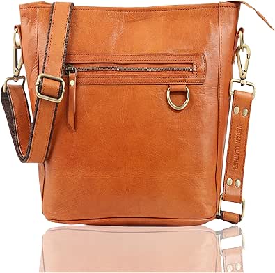 URBAN LEATHER 10 inch + 11.50 inch Crossbody Bag for Girls and Women ...