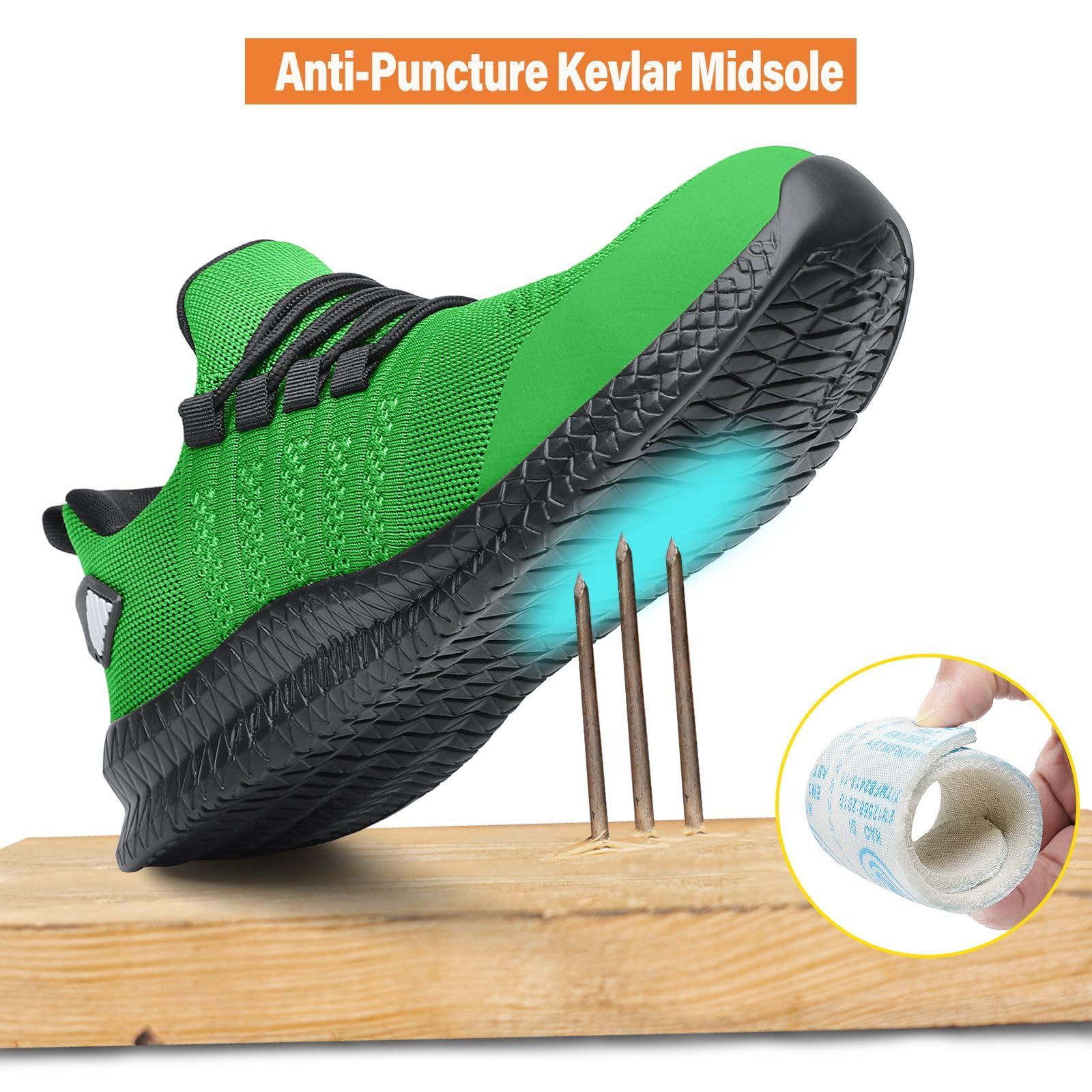 Snapklik.com : Steel Toe Shoes For Men And Women Comfortable ...