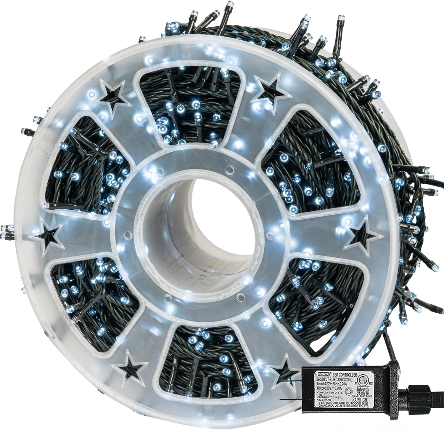 Amazon.com: Dazzle Bright 164 FT 500 LED Christmas String Lights ...