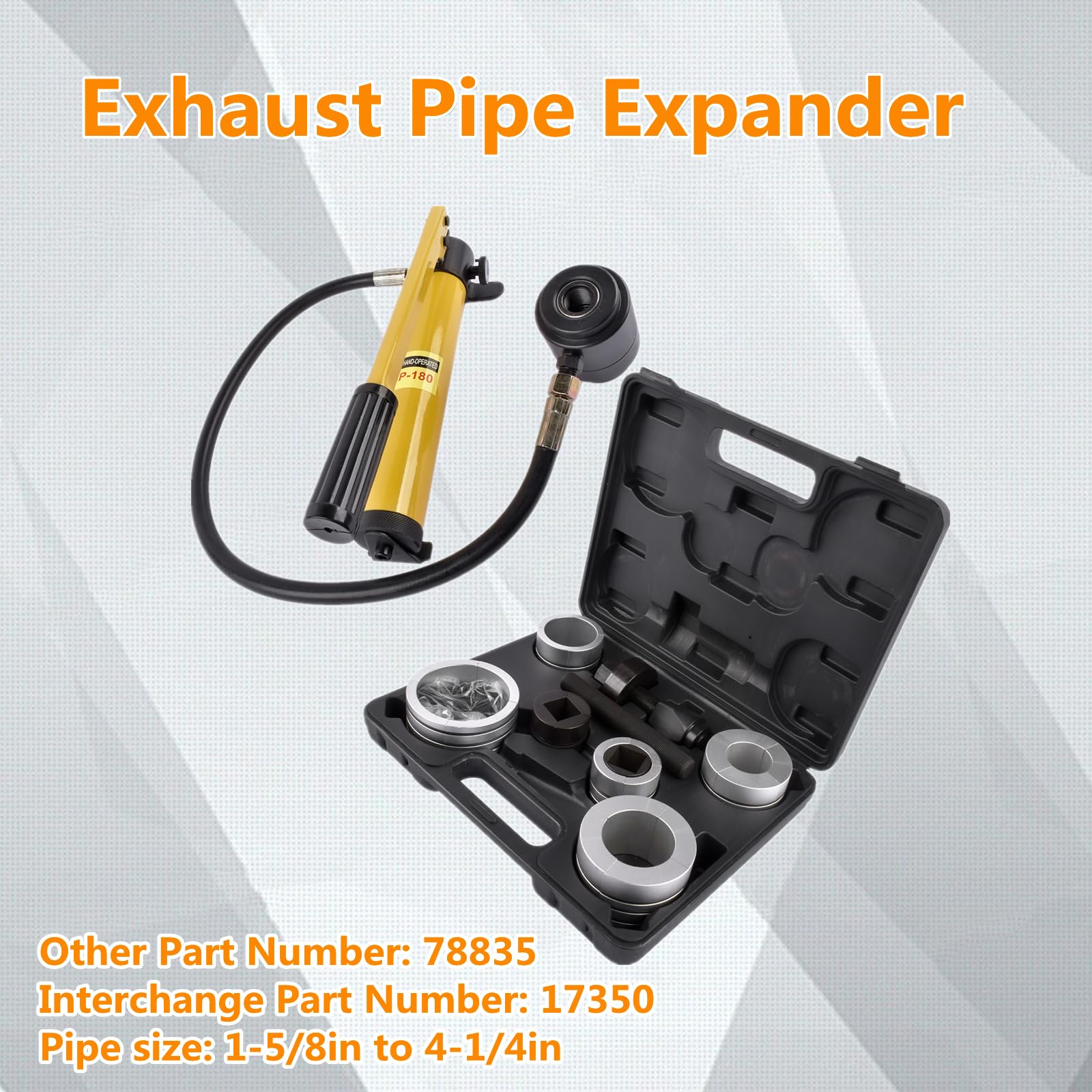 Snapklik.com : Weonefit 10 T Hydraulic Exhaust Pipe Stretcher Expander Kit
