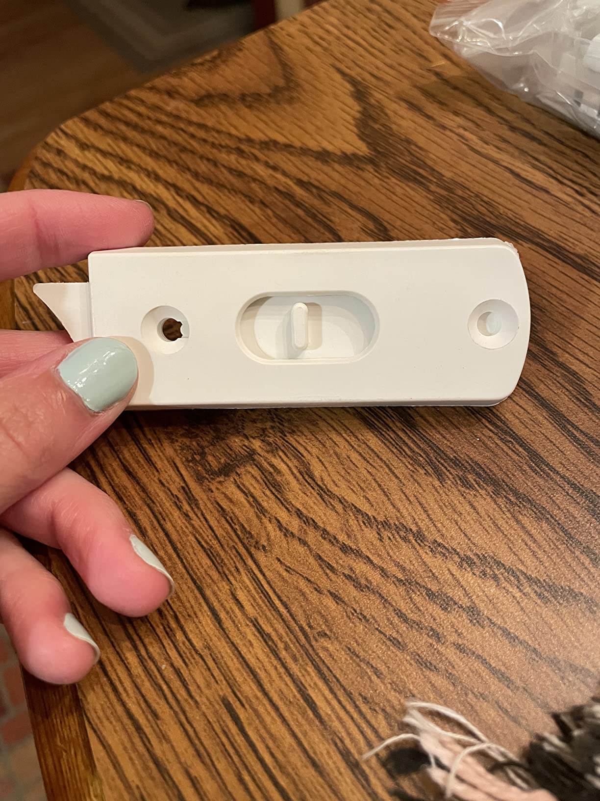 Prime-Line F 2828 Spring-Loaded Sliding Window Tilt Latch, White Vinyl ...