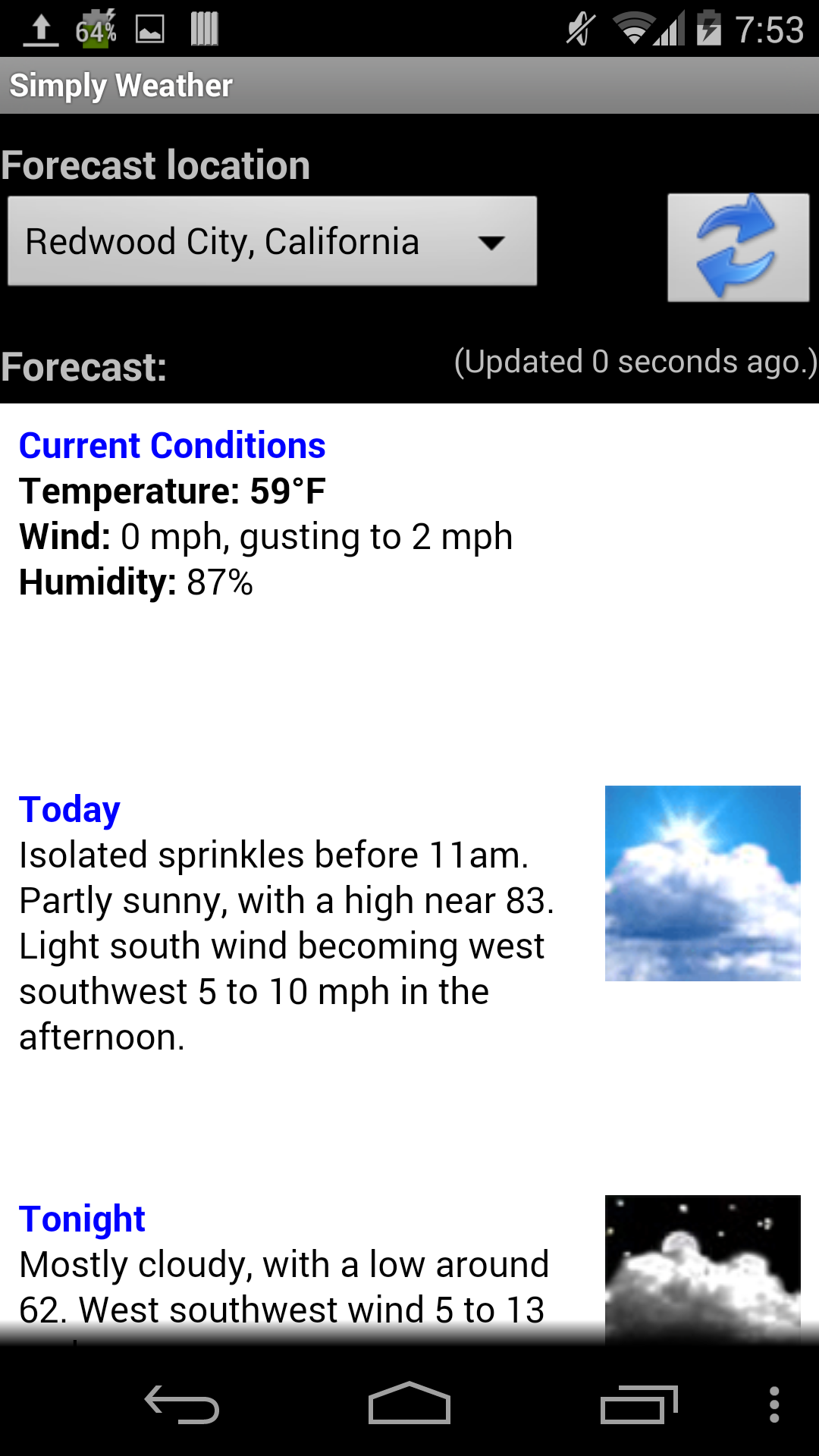 Simply Weather - App on Amazon Appstore