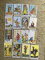 Amazon.com: Complete Tarot Card Deck with Clear Meanings and Guide Book ...