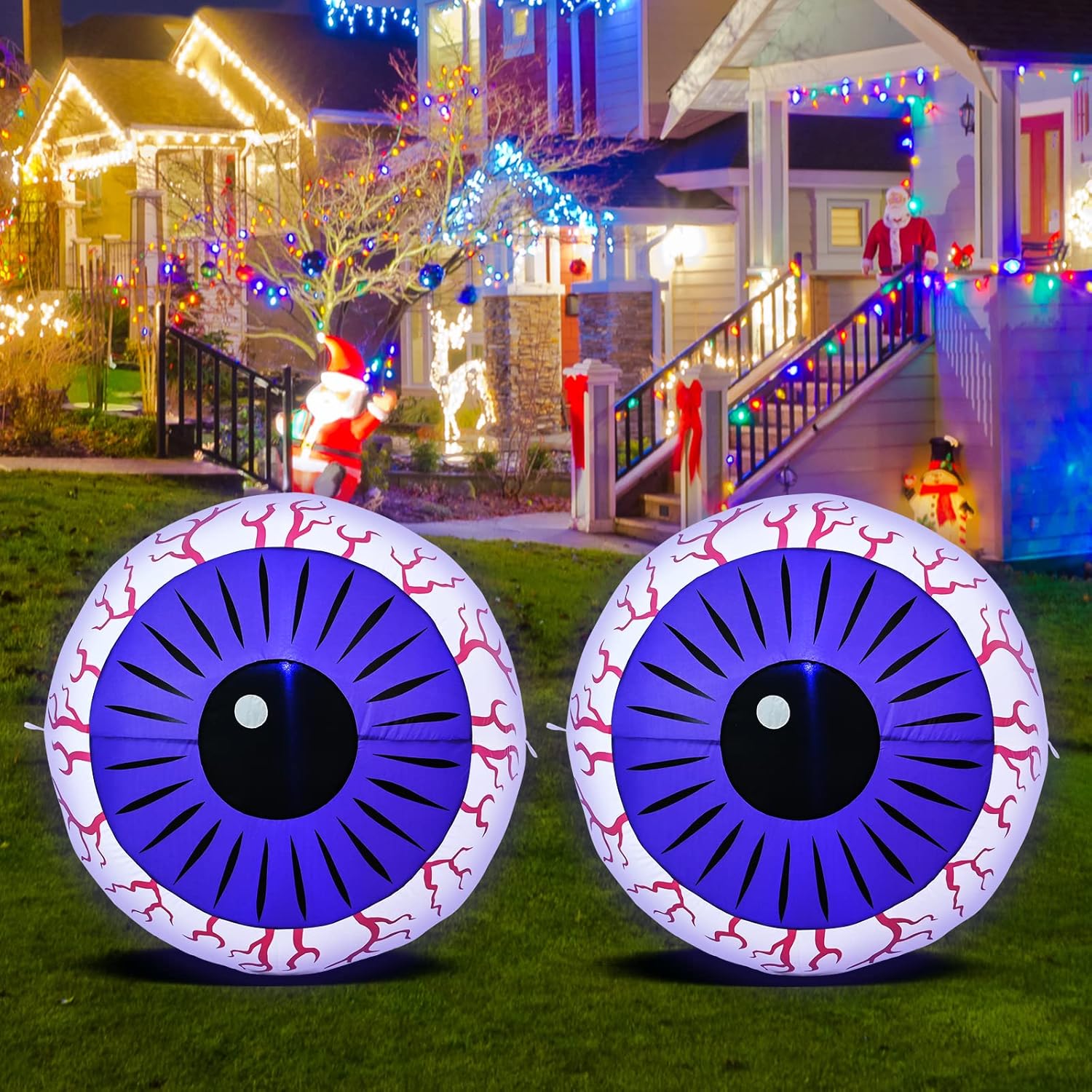 ALLADINBOX Halloween Inflatables Eyeball 2 Pack India | Ubuy