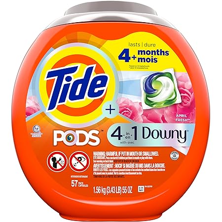 Amazon.com: Tide PODS Liquid Laundry Detergent Soap Pacs, HE Compatible ...