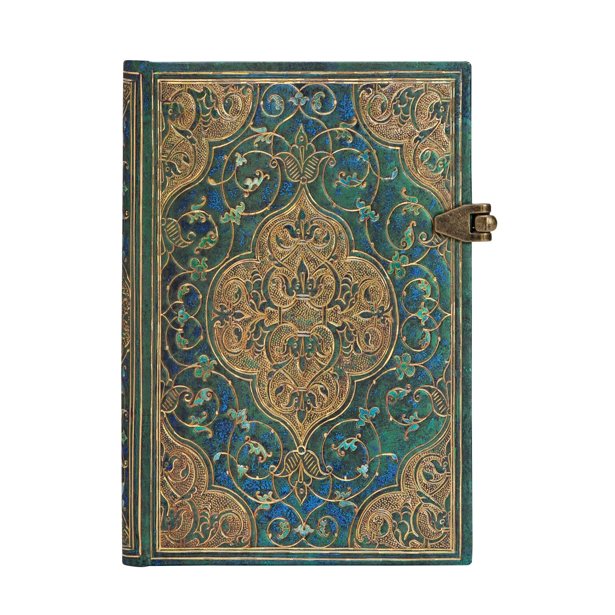 Turquoise Chronicles Mini Lined Hardcover Journal : Paperblanks: Amazon ...