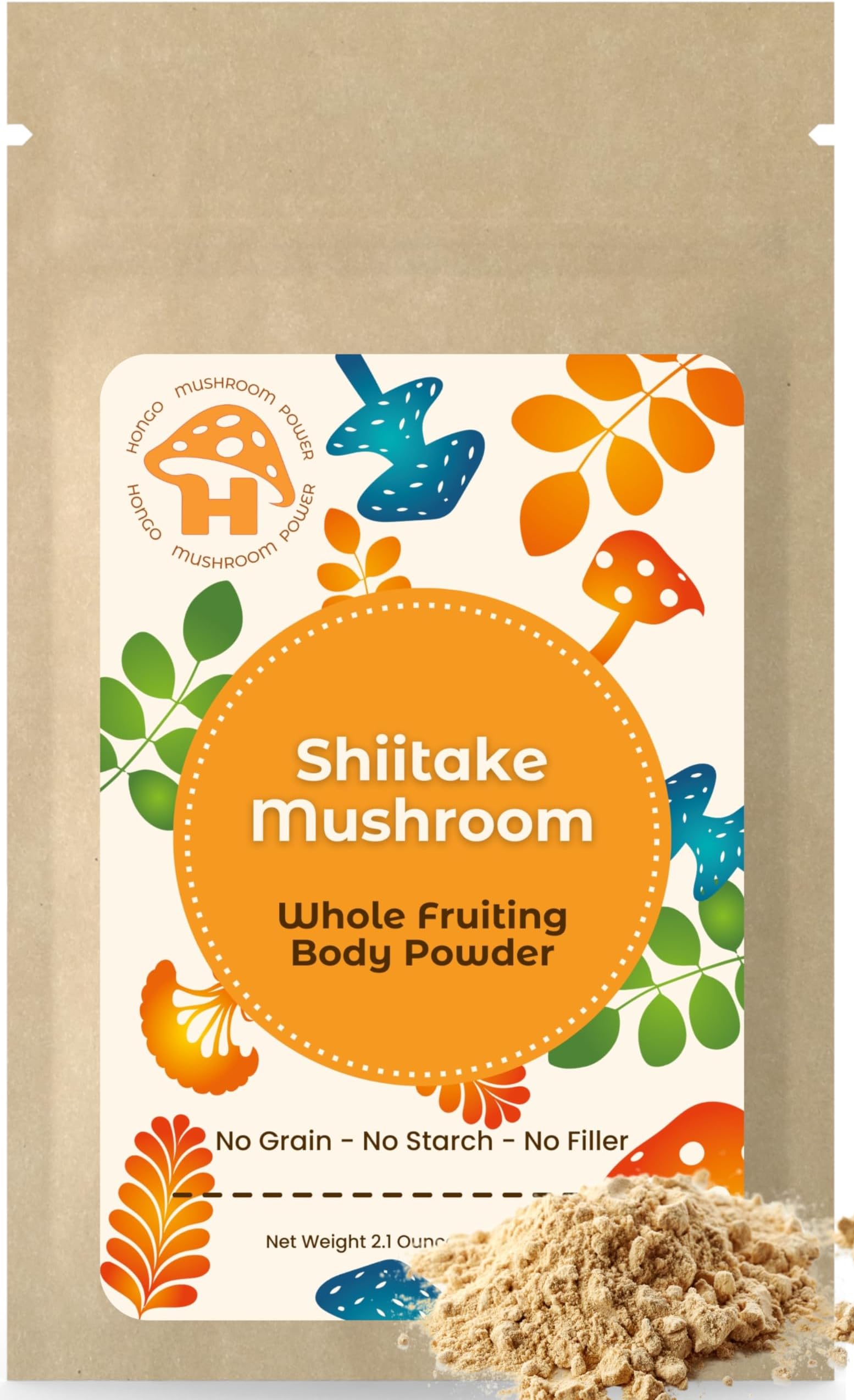 Amazon.com: Hongo Mushroom Power - Premium Shiitake Mushroom Powder ...