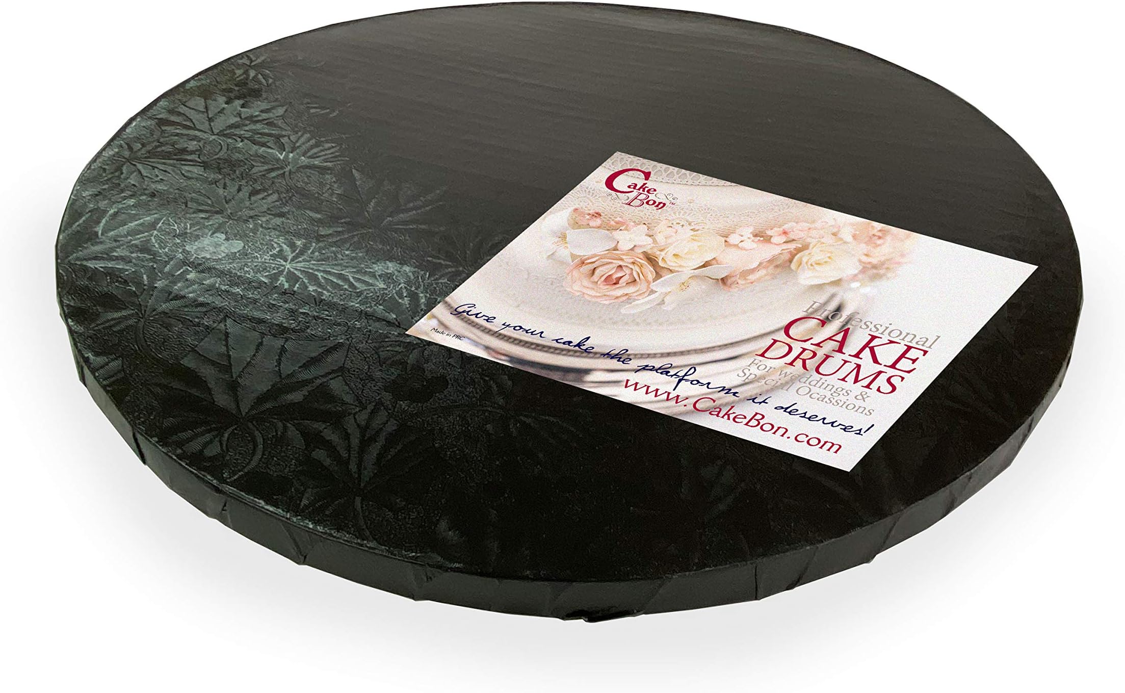 Amazon.com: 12 Inches White Round Sturdy Cake Board Drums for ...