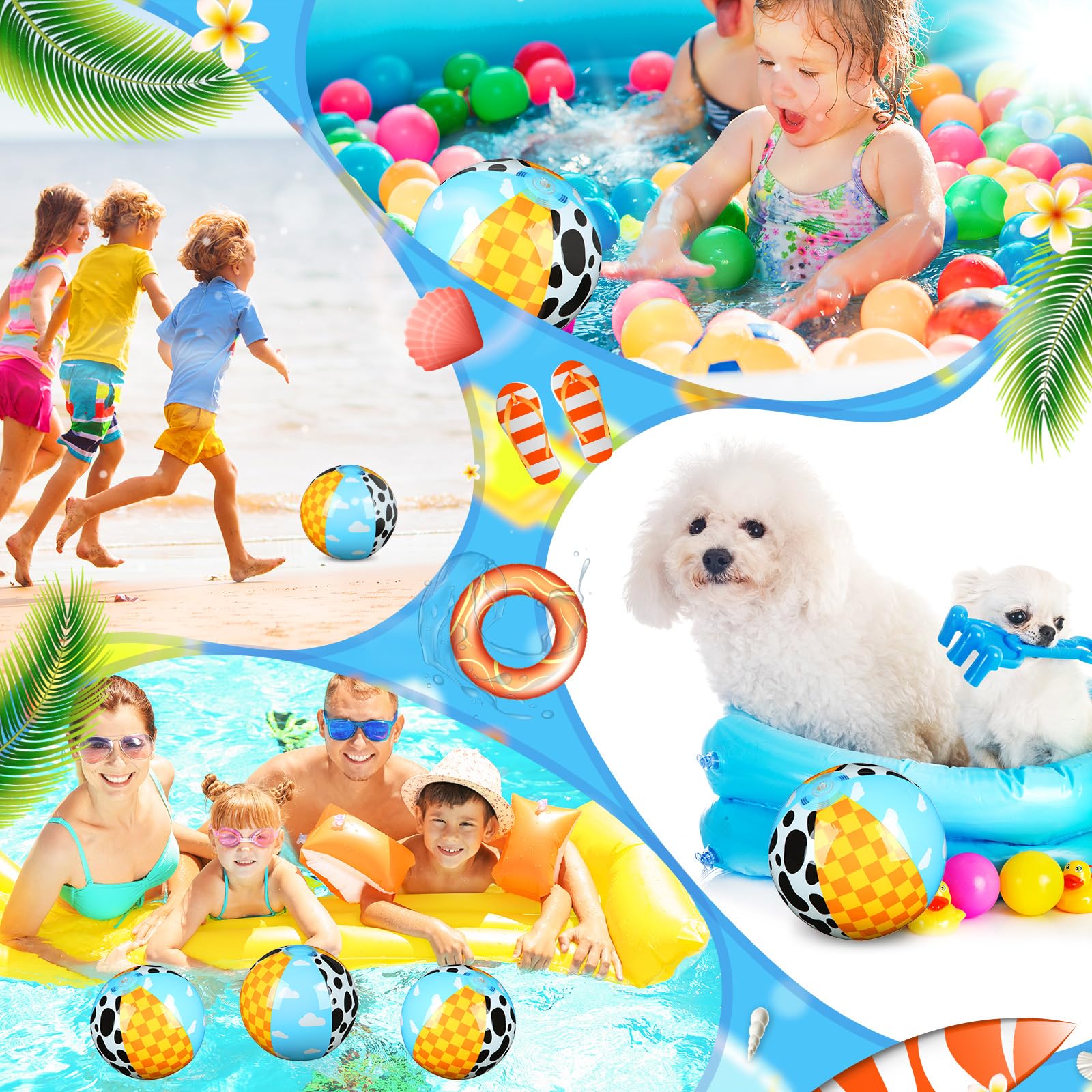 Snapklik.com : 12 Pack Toy Inspire Game Themed Beach Ball For Kids 7.87 ...