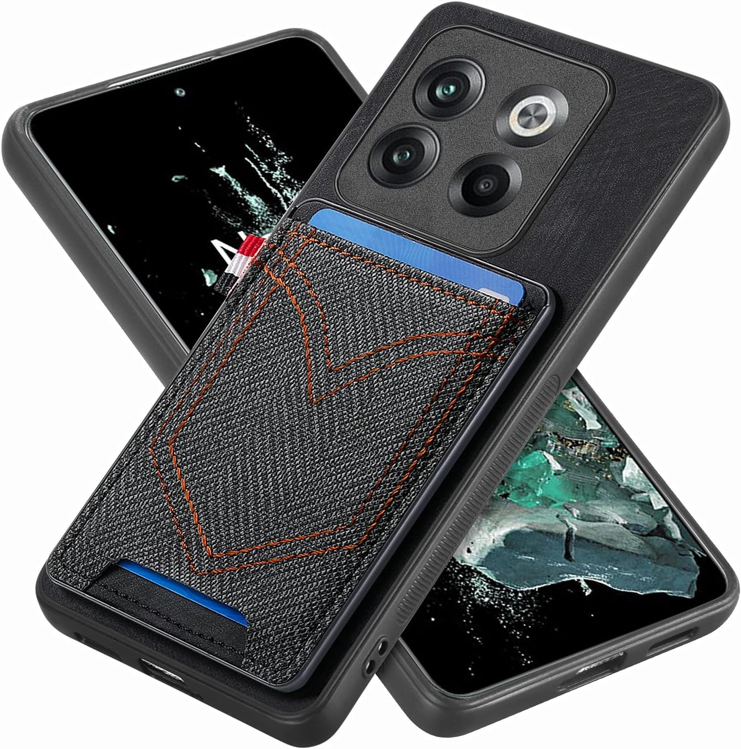 Amazon.com: Funda compatible con Honor X6a 4G, con ranura para tarjeta ...