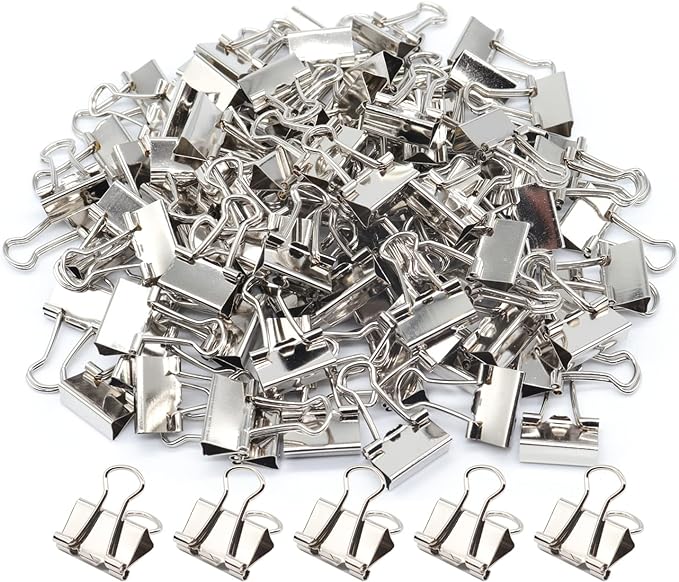 Amazon.com : Silver Binder Clips, Mini Paper Clip, Small Paper Clamps ...