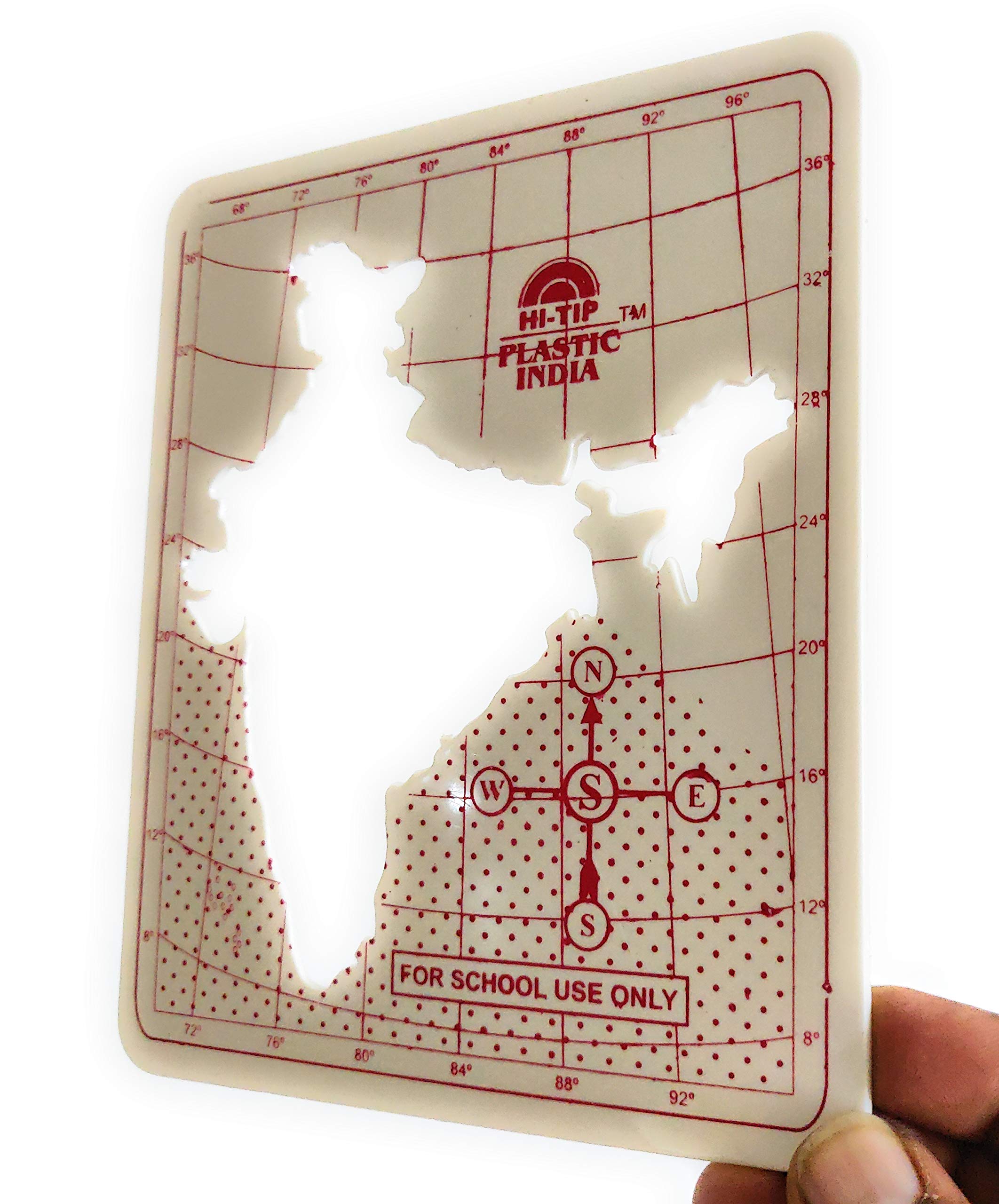 90 Degree School Craft Stencil Map India Drawing Plastic India ...