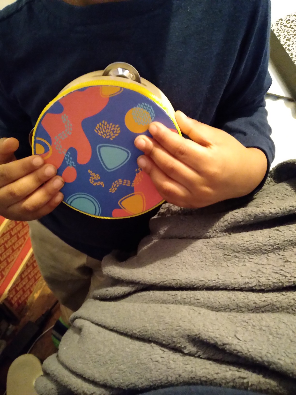 Amazon.com: My First Tambourine | Kids Mini Musical Instrument Wooden ...