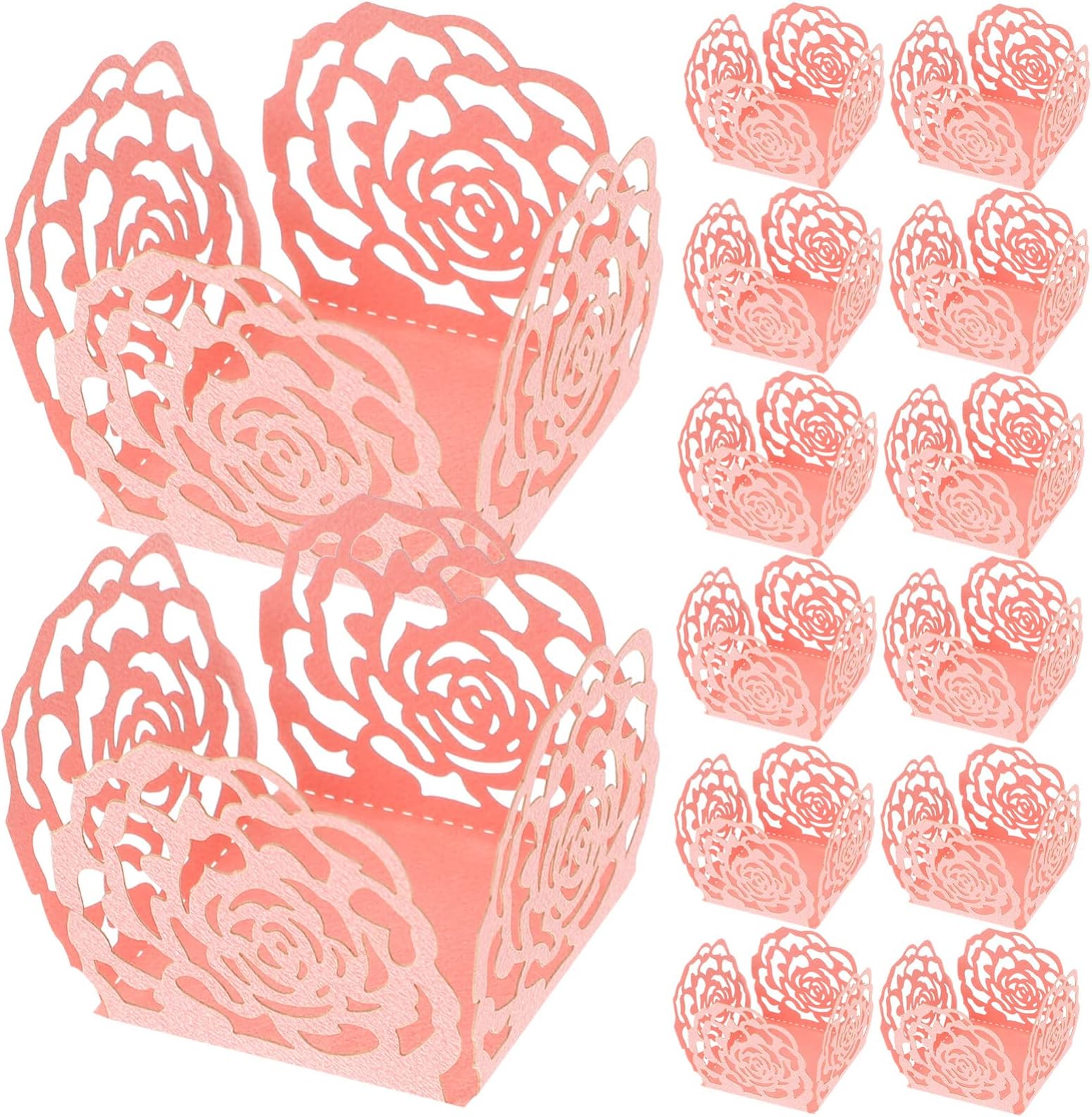 Amazon.com: Ipetboom 50pcs Truffle Wrappers Liners Cups, Small ...