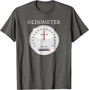 Amazon.com: Oldometer 55 Years Old T-Shirt Made in 1963 Birthday Gift ...