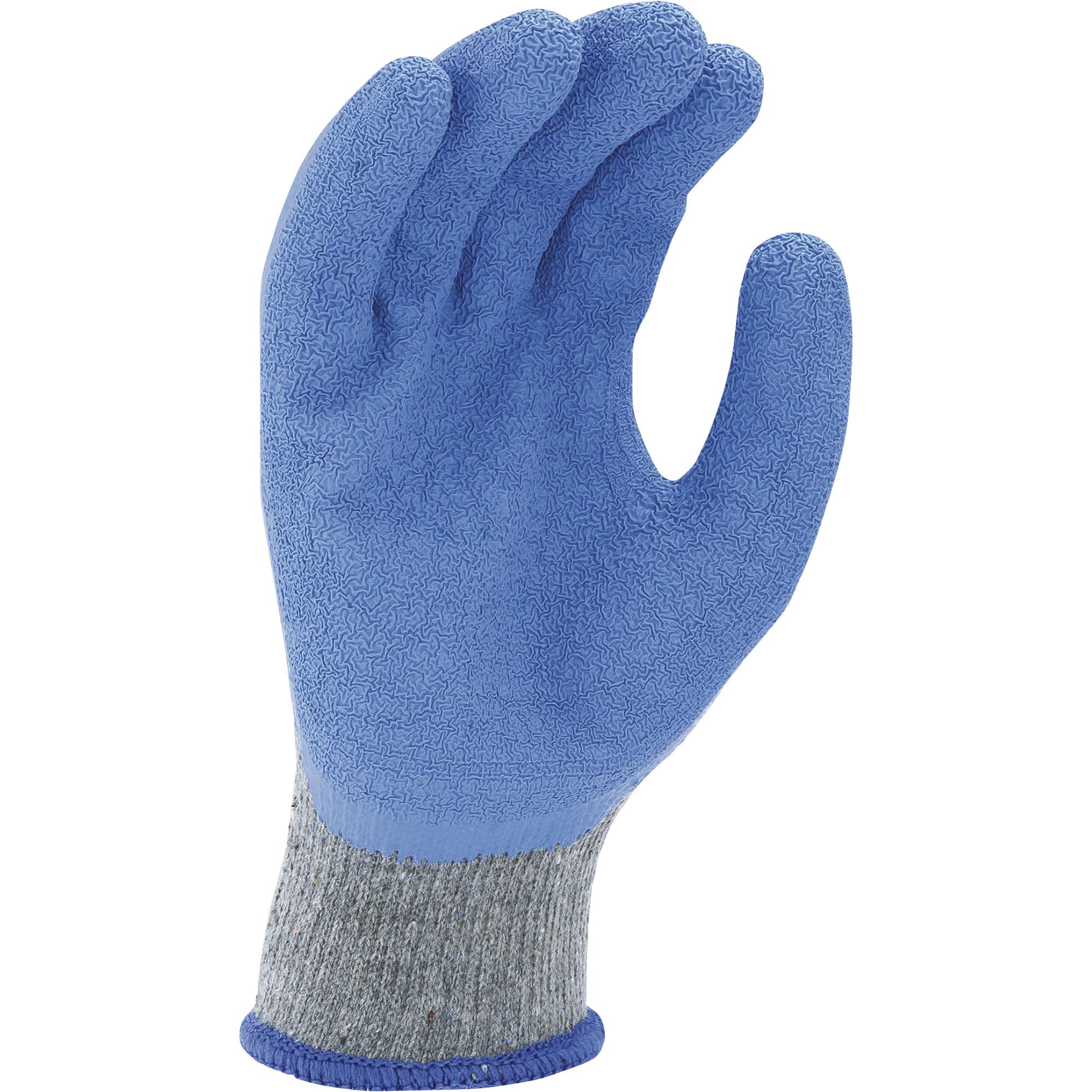 Ironton Men's Latex-Coated Work Gloves - Blue XL Model# 30500IR-XL for ...