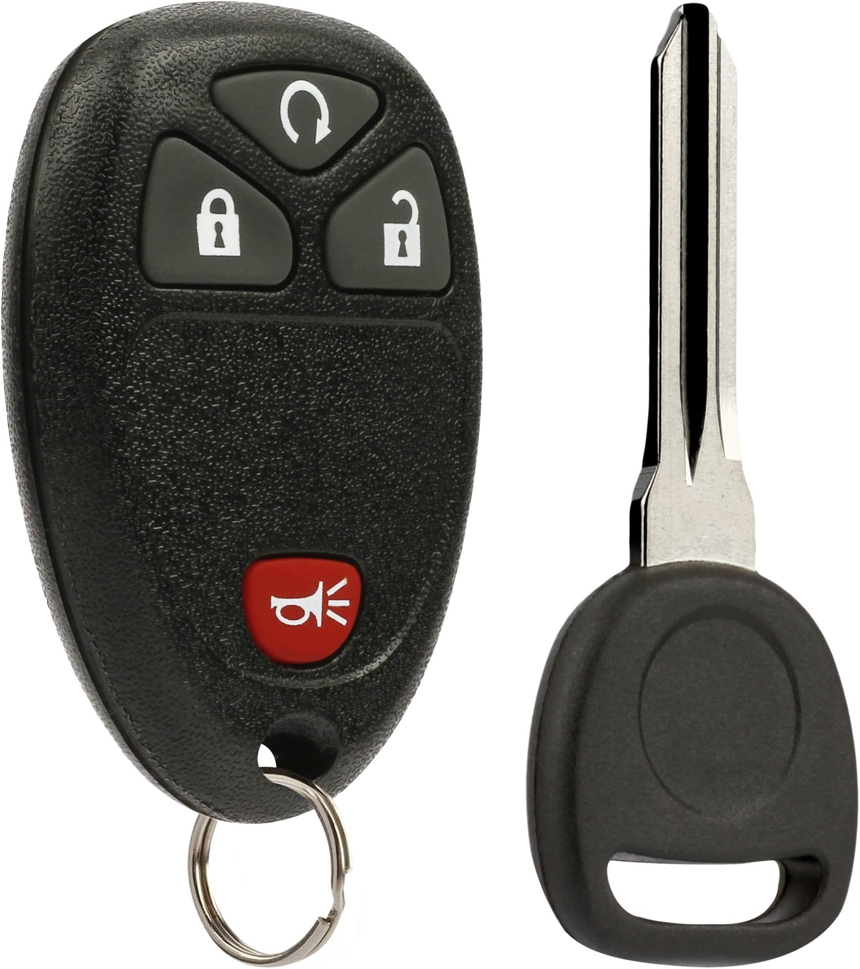 Amazon.com: Key Fob Keyless Entry Remote with Ignition Key fits Chevy ...