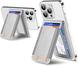 Amazon.com: ExtreLife 2-in-1 Magsafe Wallet, Adjustable Phone Stand, Open ID Window, Magnetic ...