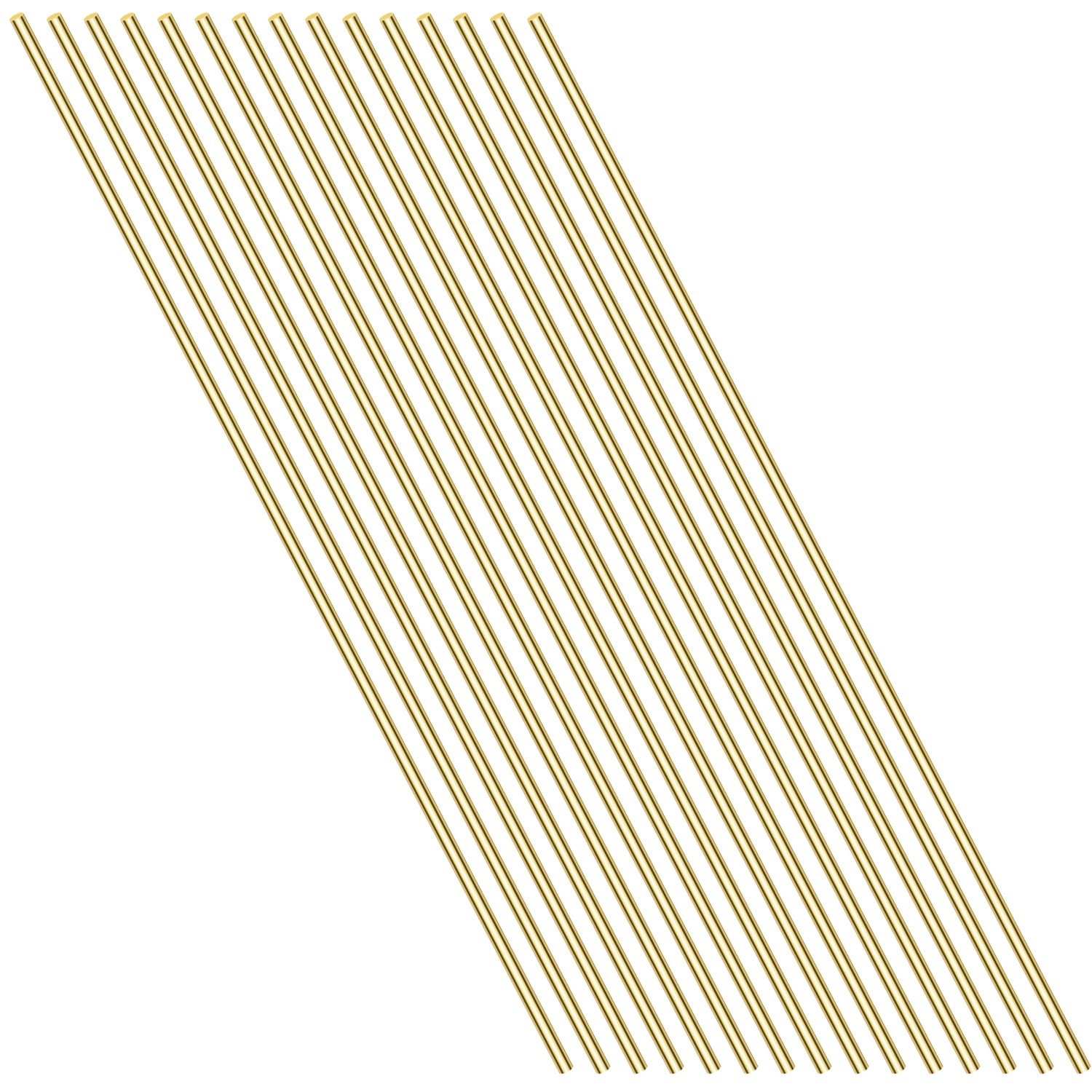 Snapklik.com : 10 Pieces 2.5mm Brass Round Rods, Brass Solid Round Rod ...
