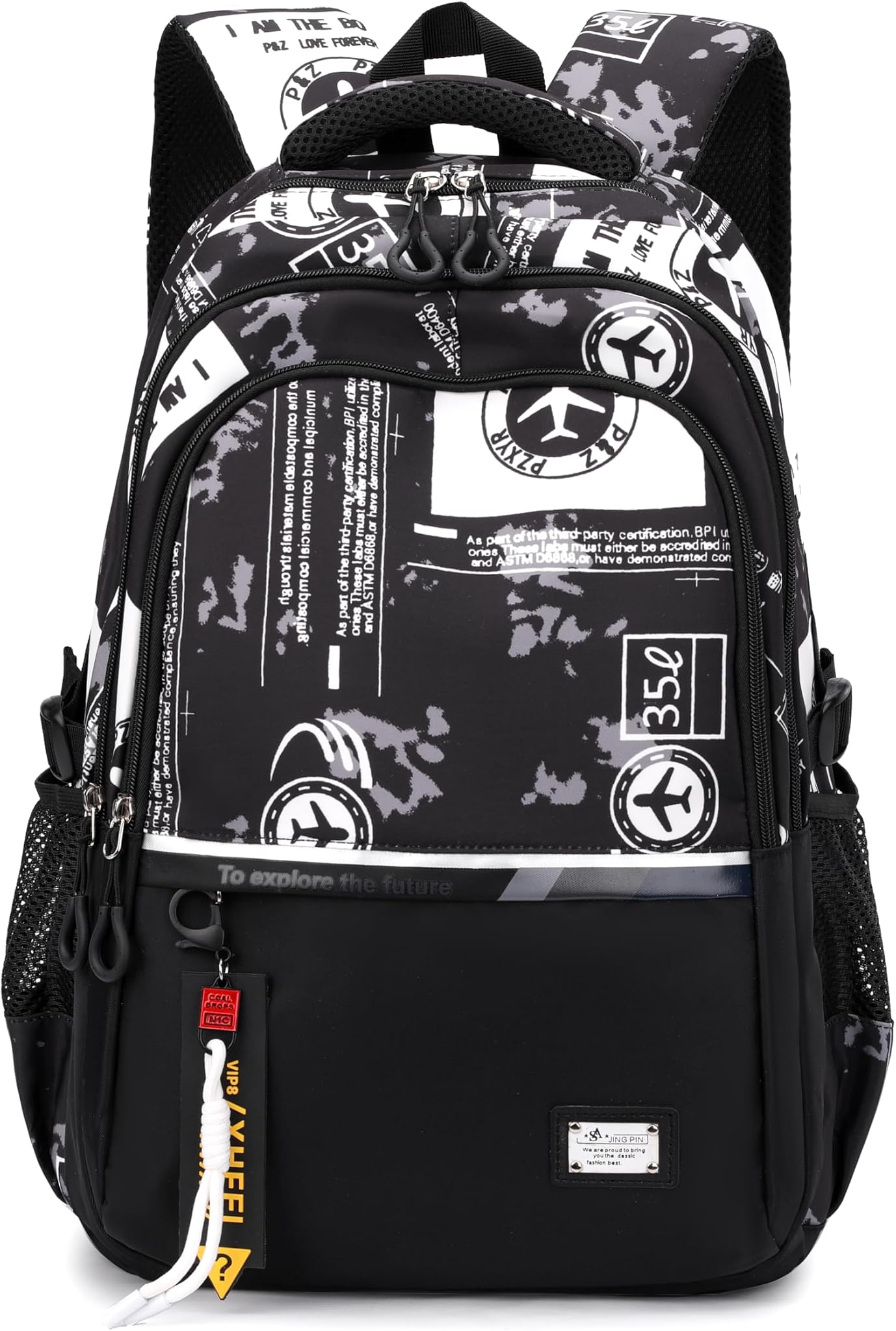 Boys Backpack For Kids Airplane School Bags For Elementary Primary ...