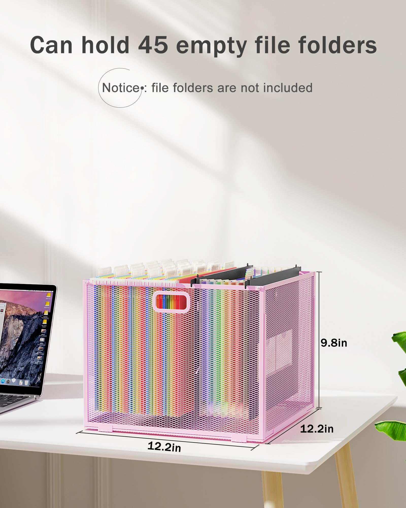 Snapklik.com : Oterri Hanging File Organizer, Metal File Organizer ...