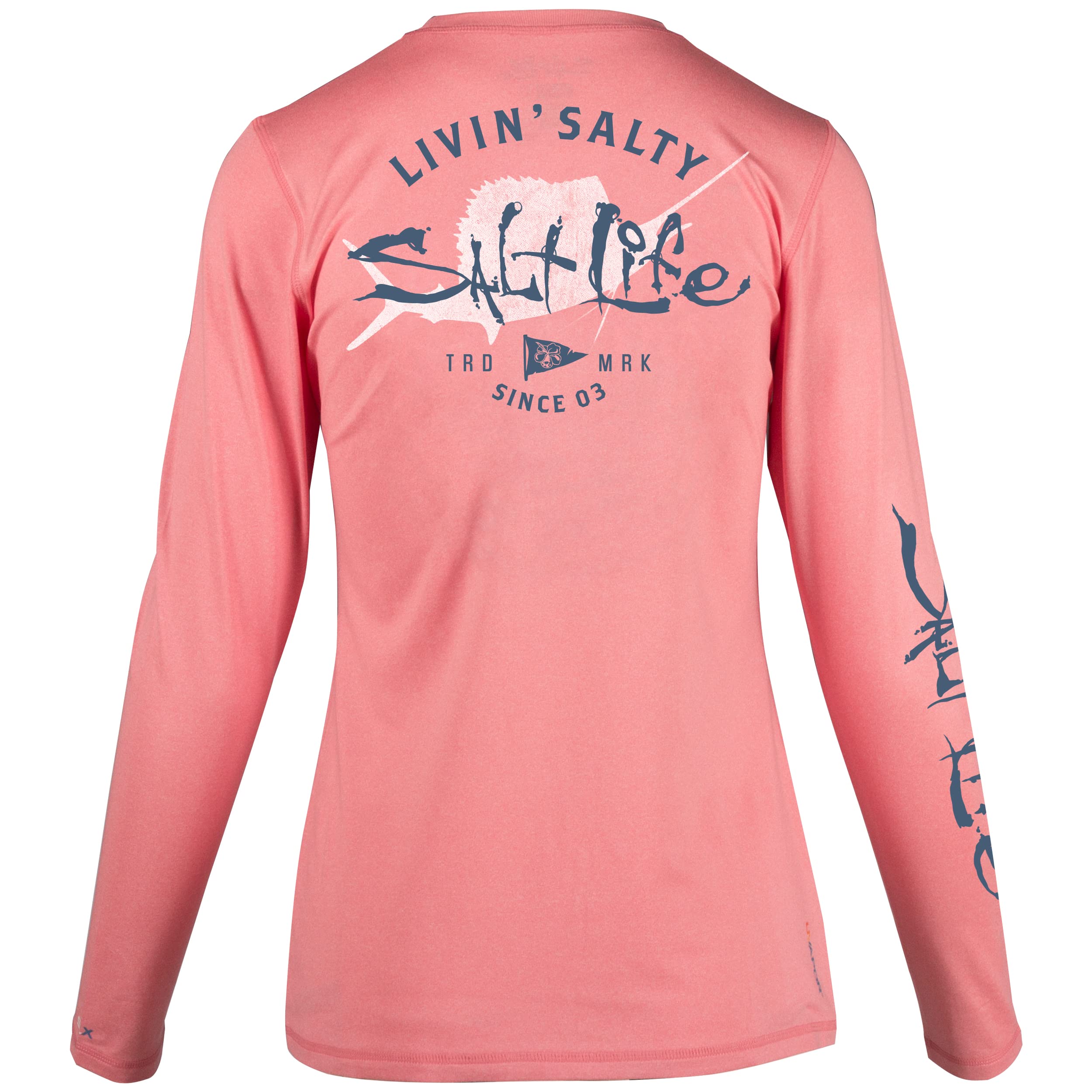 Amazon.com: Salt Life Women's Salty Sailin Long Sleeve Performance Tee ...