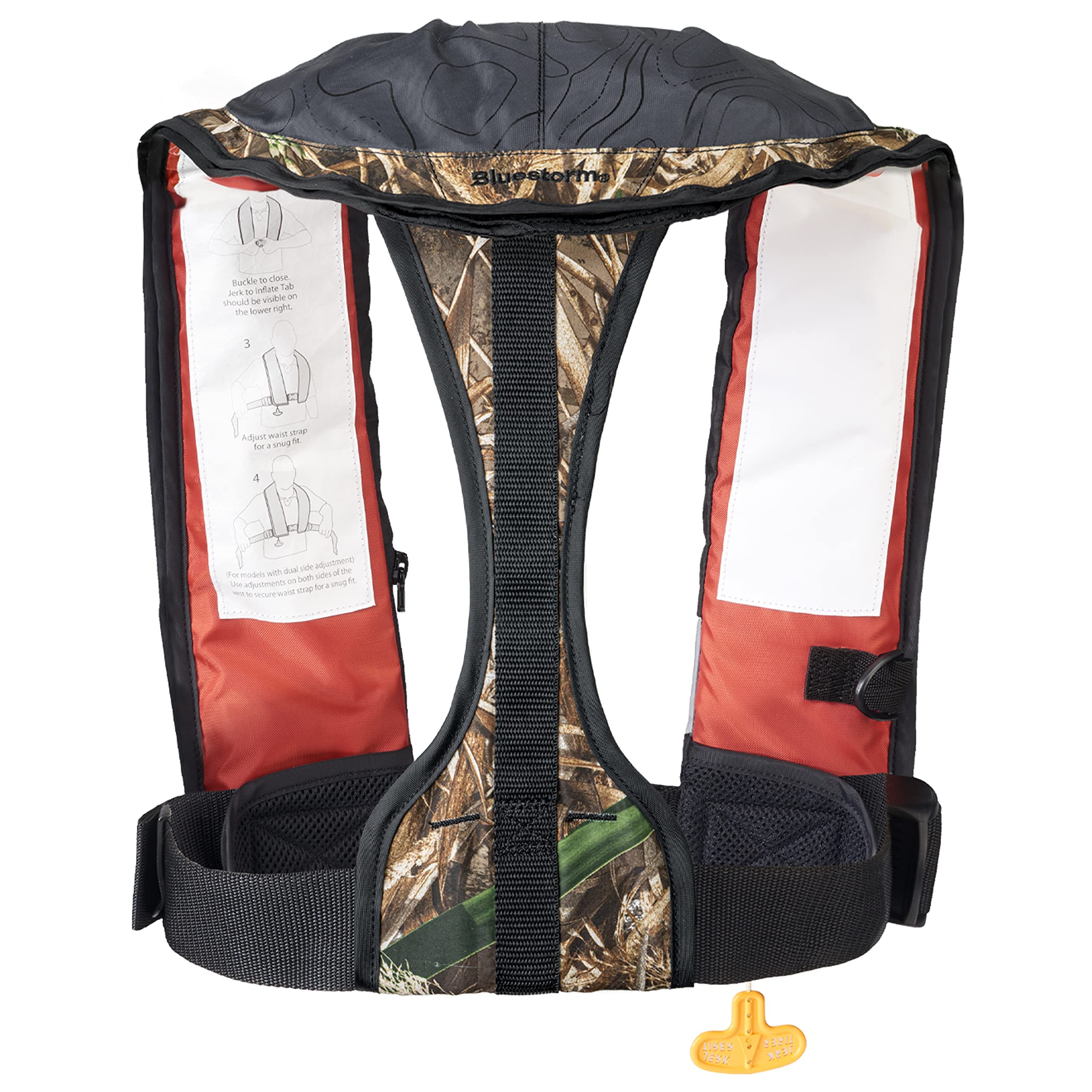 Snapklik.com : BLUESTORM Stratus 35 Inflatable Life Jacket PFD For ...