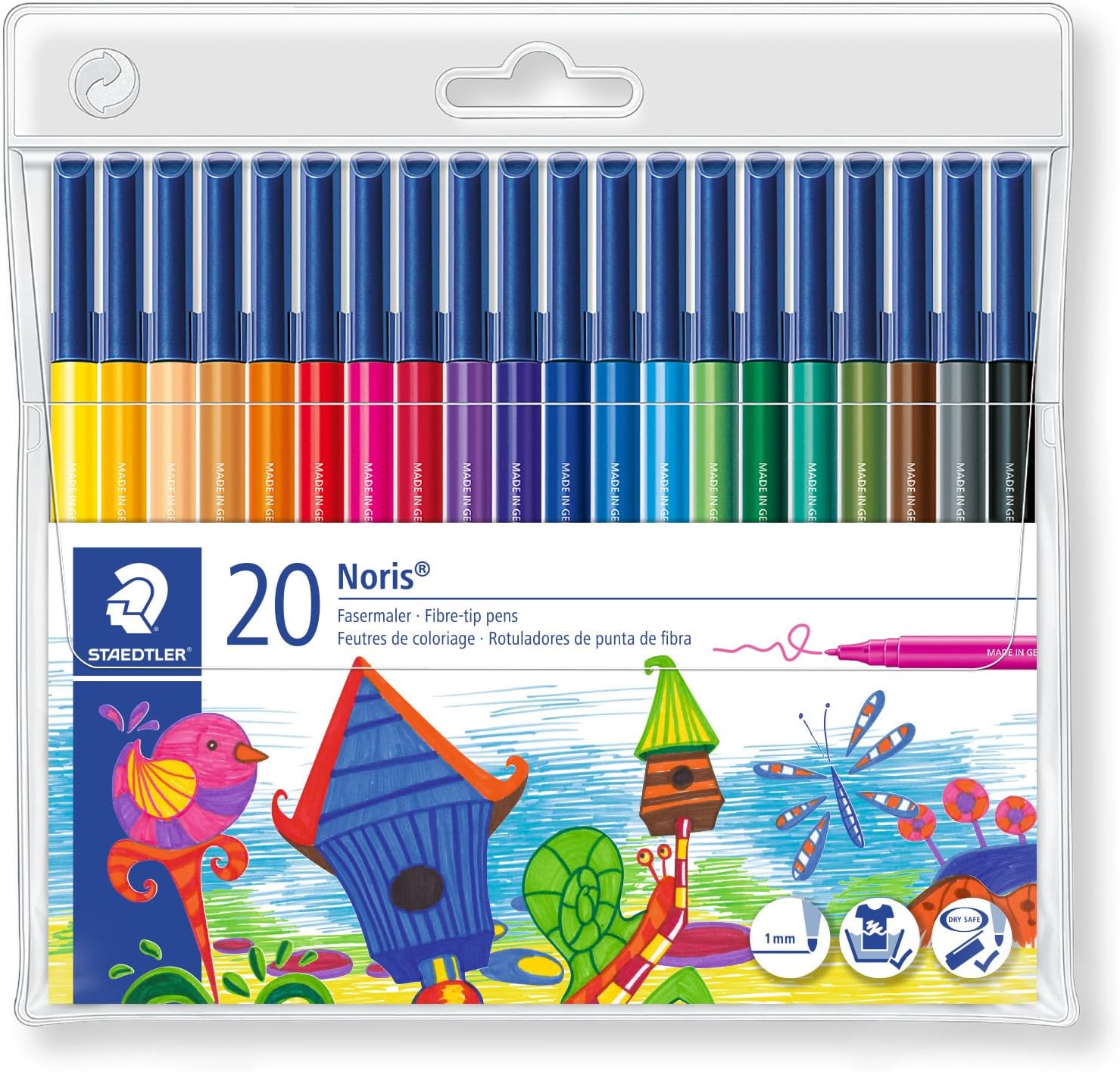 Amazon.com : Staedtler Double Ended Markers, Assorted Bullet Tips ...