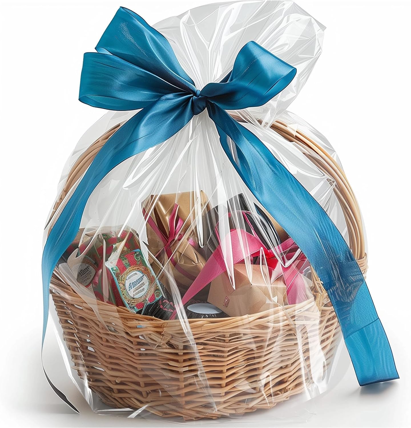 Amazon.com: Arsmat Large Clear Cellophane Gift bags, 5 Pack 30"X40 ...