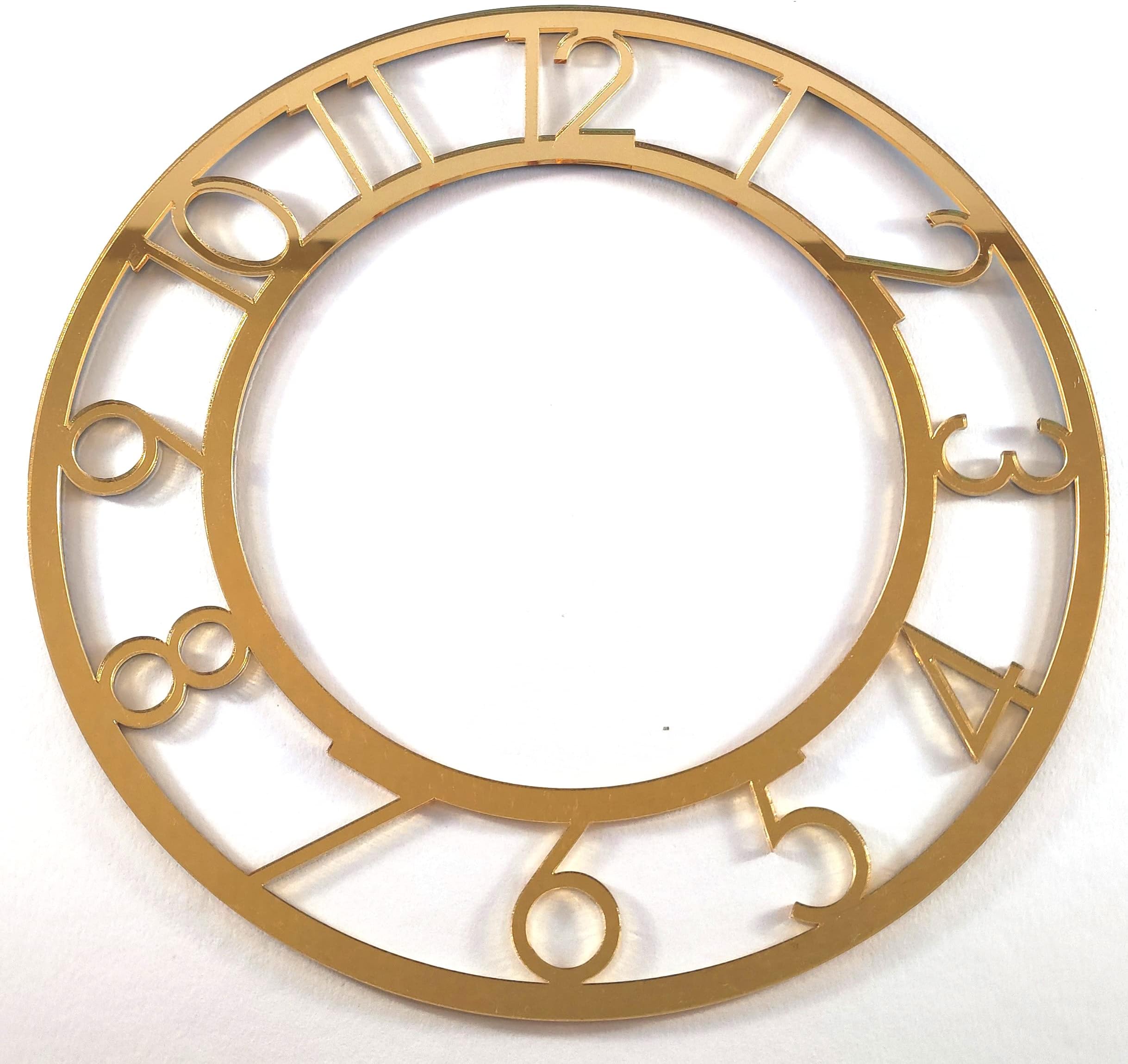 Amazon.com: Clock Face for Resin, Crafts, DIY, Round Mirror Clock Dials ...