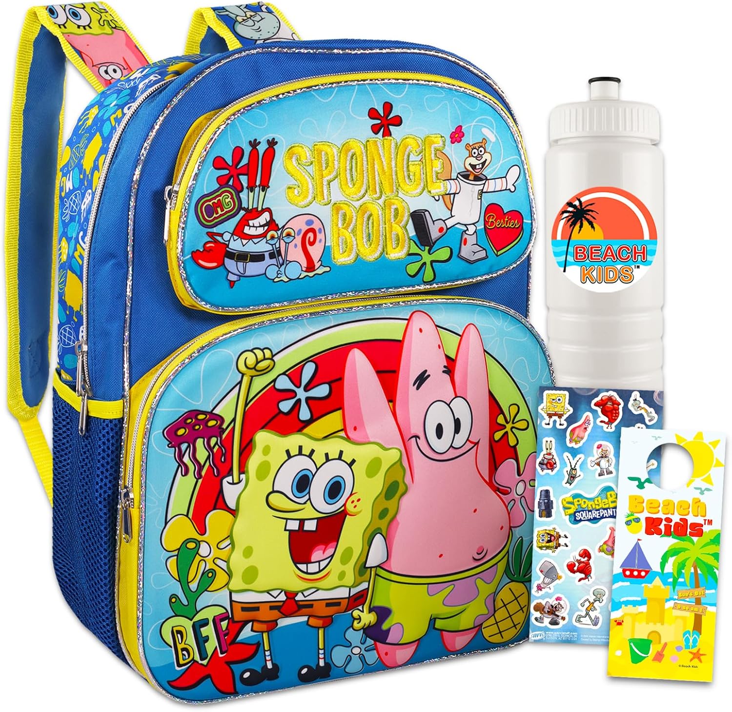 Amazon.com | SpongeBob Backpack for Kids - SpongeBob School Backpack ...