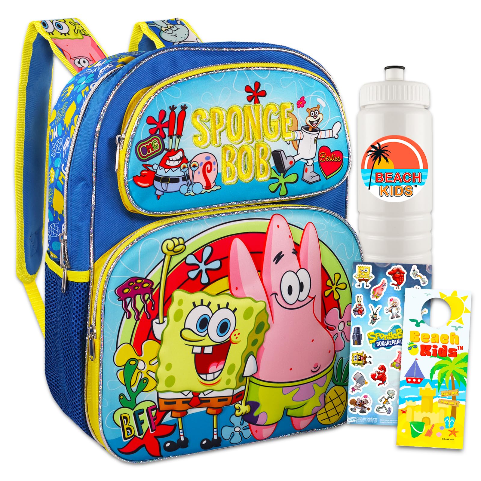 Amazon.com | SpongeBob Backpack for Kids - SpongeBob School Backpack ...