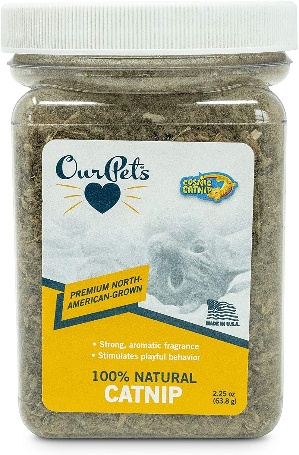 Amazon.com : Cosmic Pet 2.25 Ounce Cup Catnip : Dried Catnip : Pet Supplies