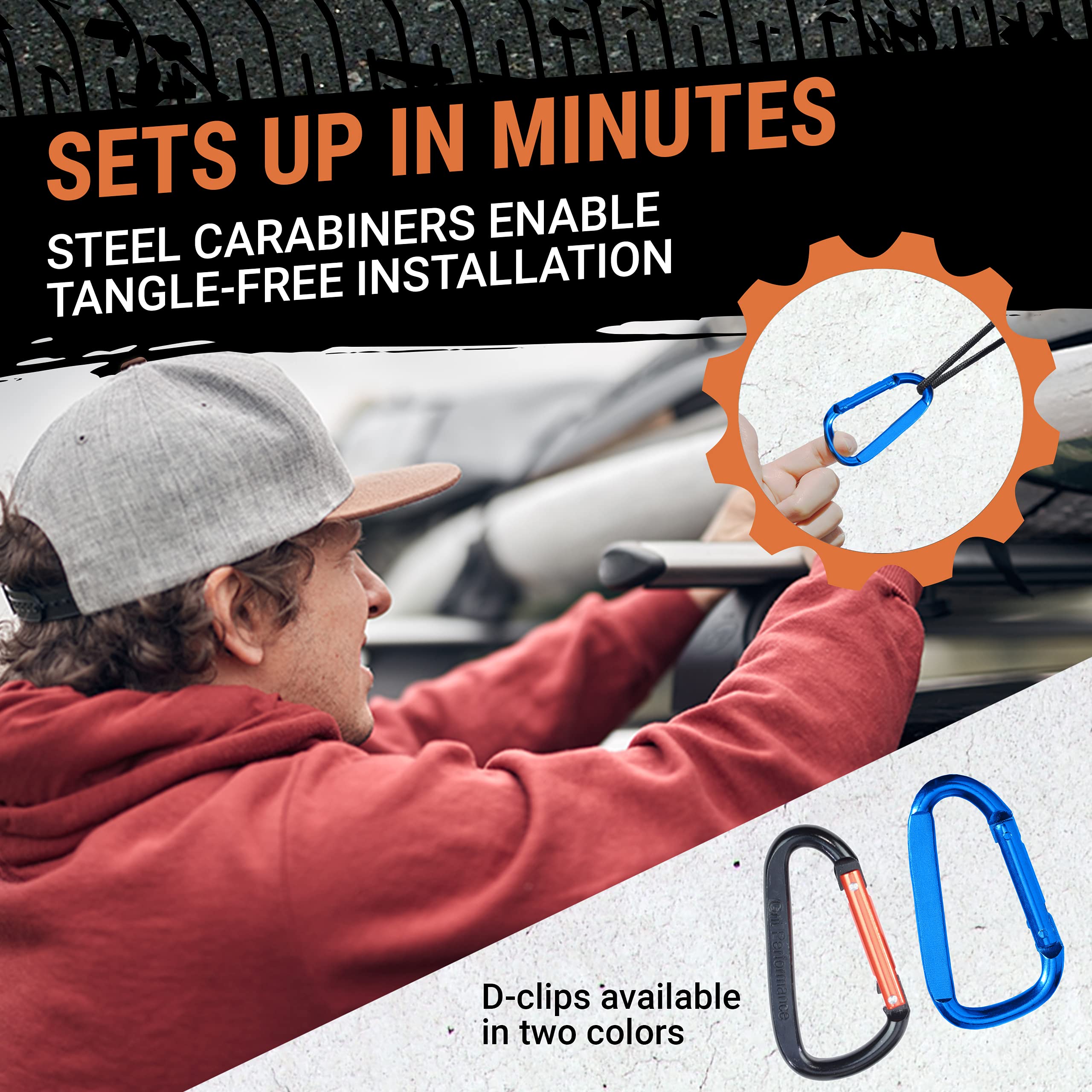 Grit Performance Cargo Net for Pickup Truck Bed - 4 x 6 Foot, Heavy ...