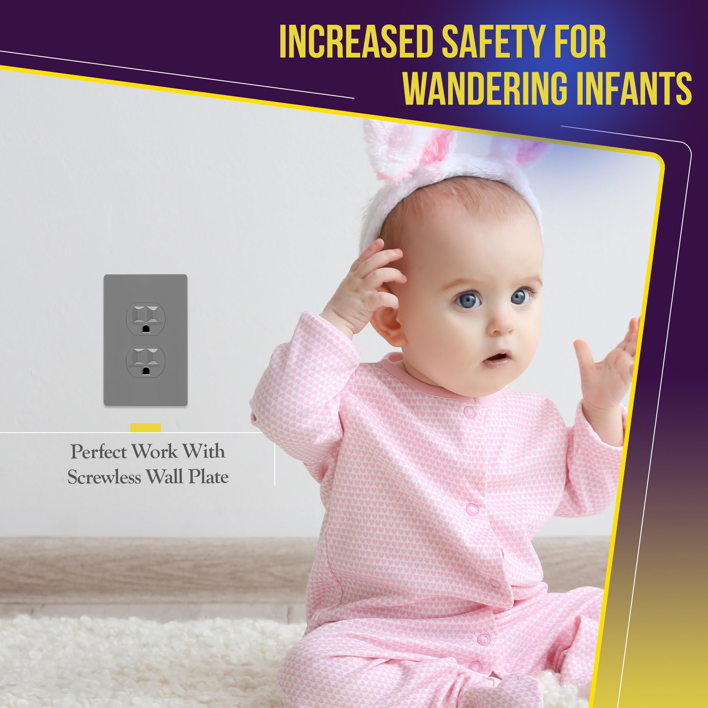 Snapklik.com : ENERLITES Tamper-Resistant Child Safe Duplex Receptacle ...